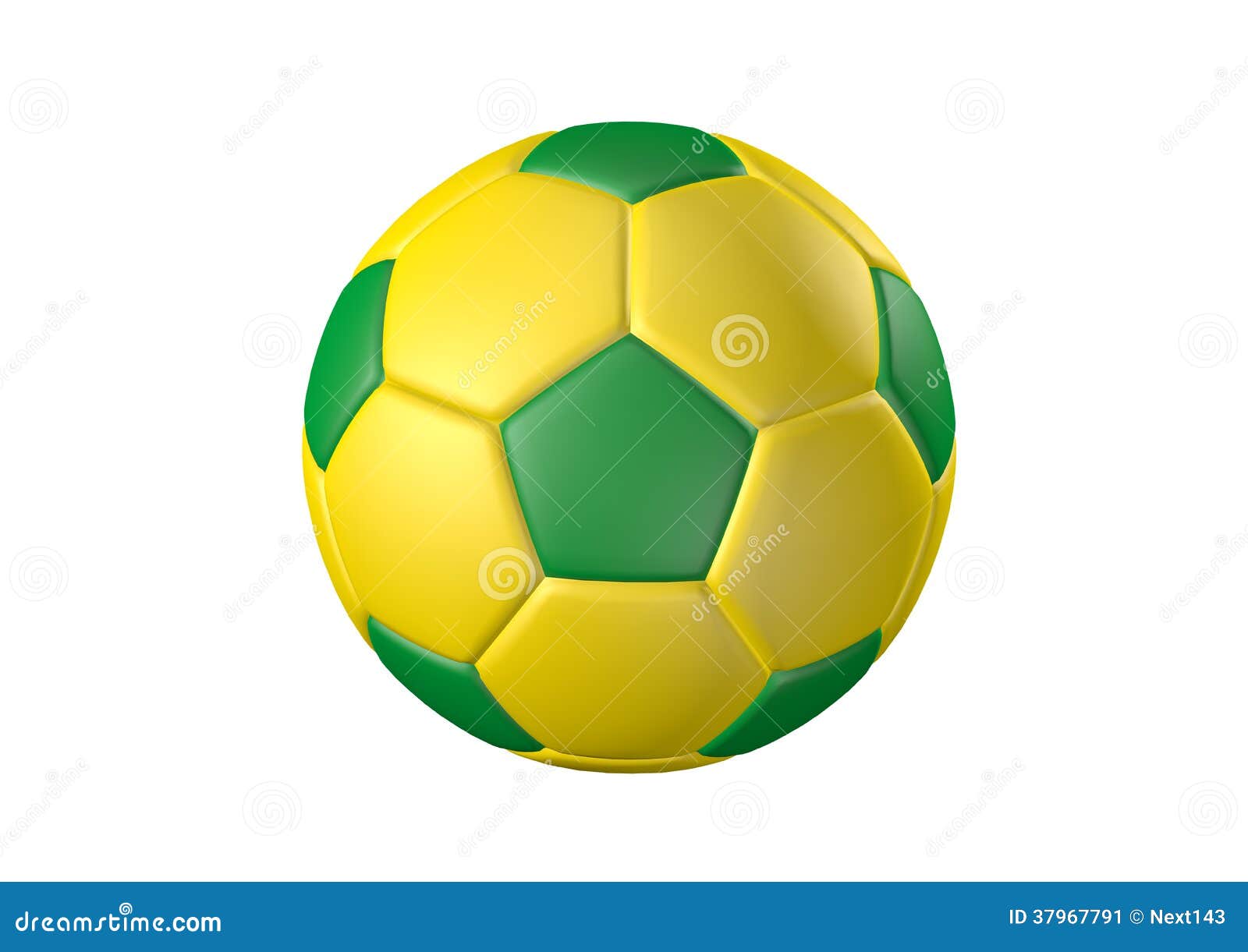 De Bal Van Het Kleurenvoetbal Stock Illustratie - Illustration of sport ...