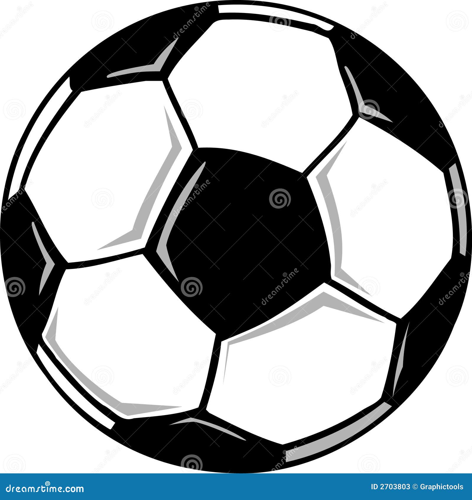 De bal van het voetbal vector illustratie. Illustration of voorwerp ...