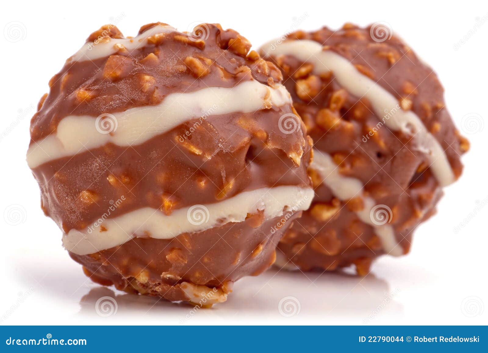 De Ballen Van De Chocolade. Stock Foto - Image of verschillend ...