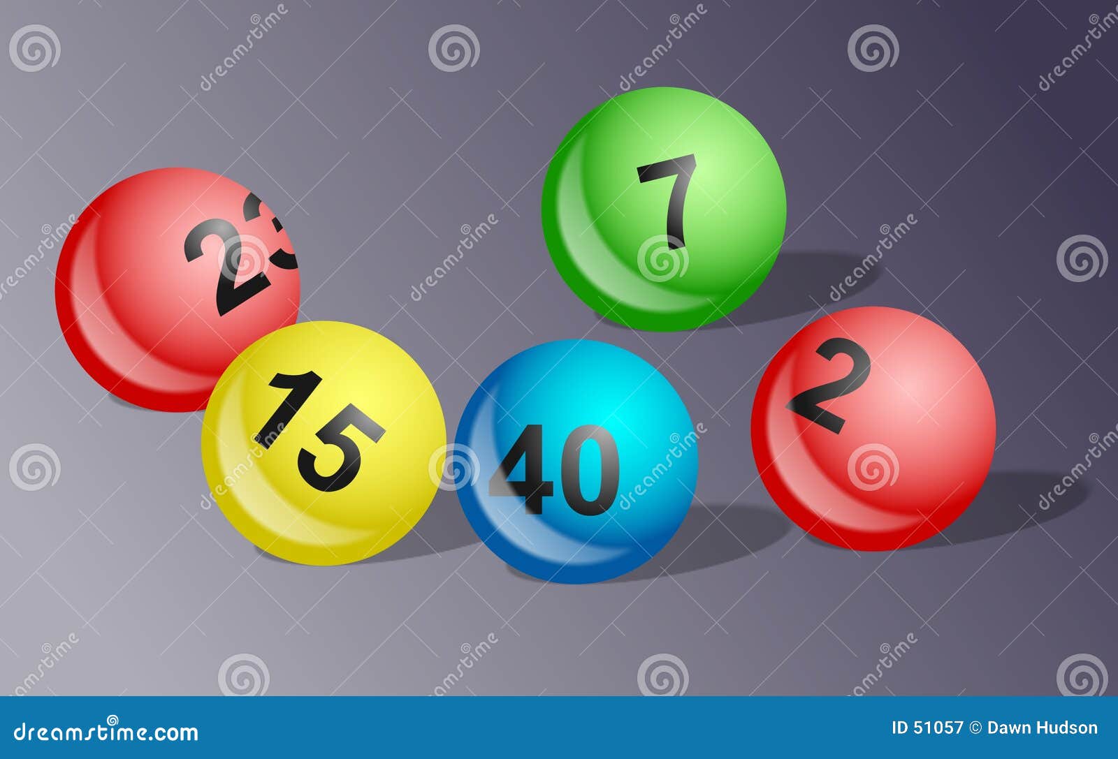 De ballen van de loterij stock afbeelding. Image of rood - 51057