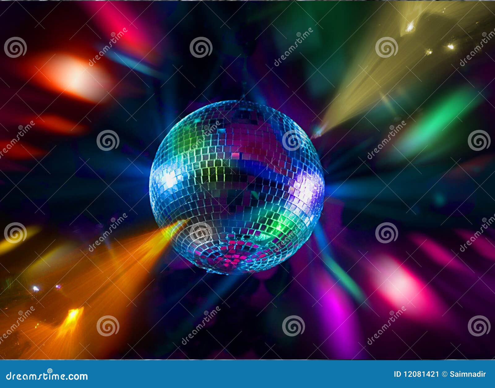 DE BALLEN VAN DE PARTIJ VAN DE DISCO Stock Afbeelding - Image of dansen ...