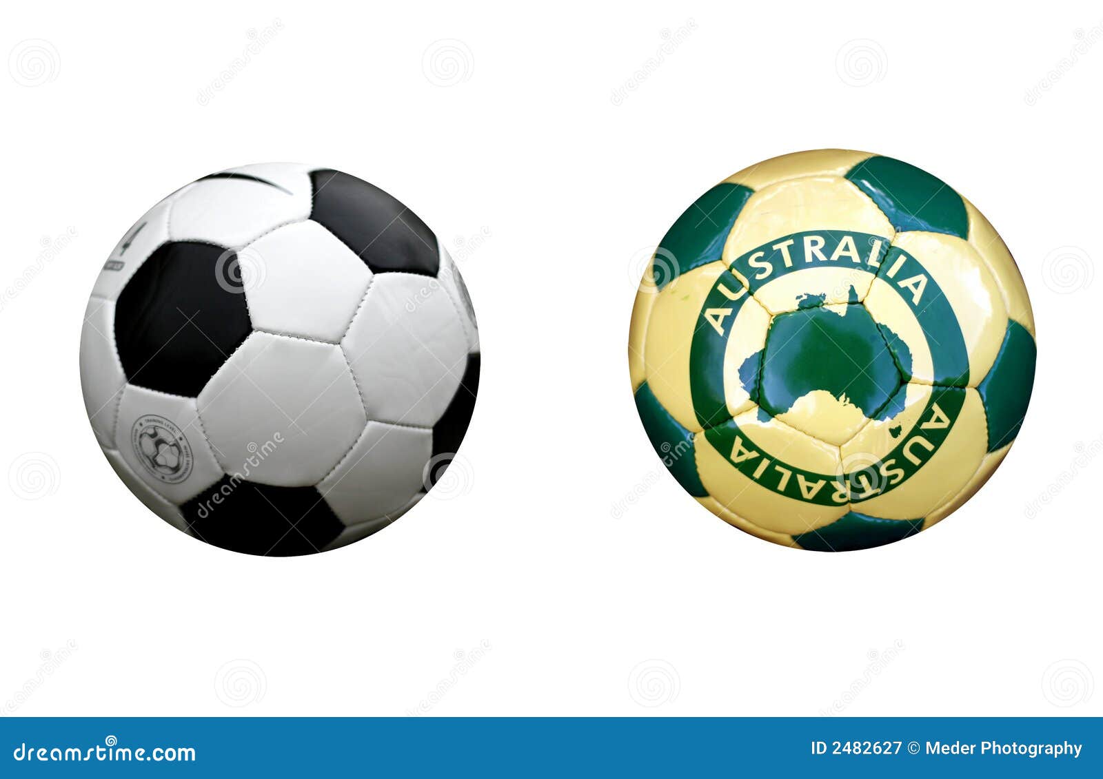 De ballen van het voetbal stock afbeelding. Image of begrip - 2482627