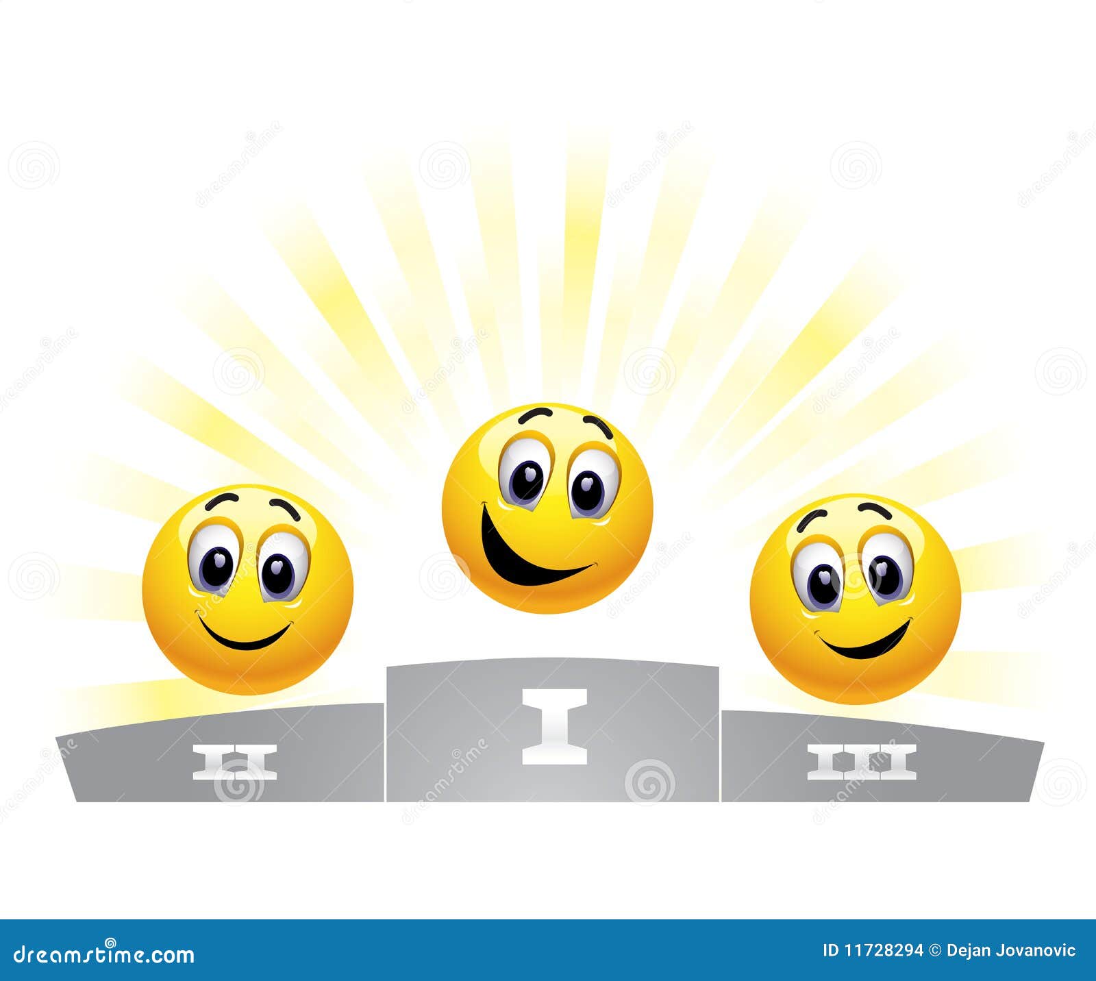 De ballen van Smiley vector illustratie. Illustration of geluk - 11728294