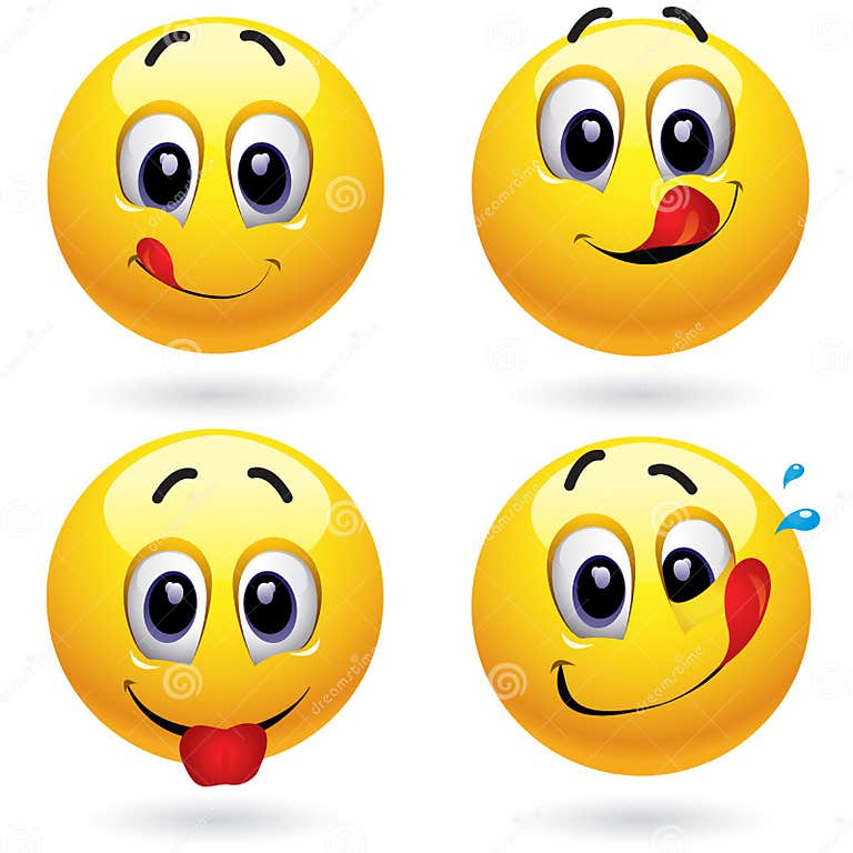 De ballen van Smiley vector illustratie. Illustration of kind - 11765309