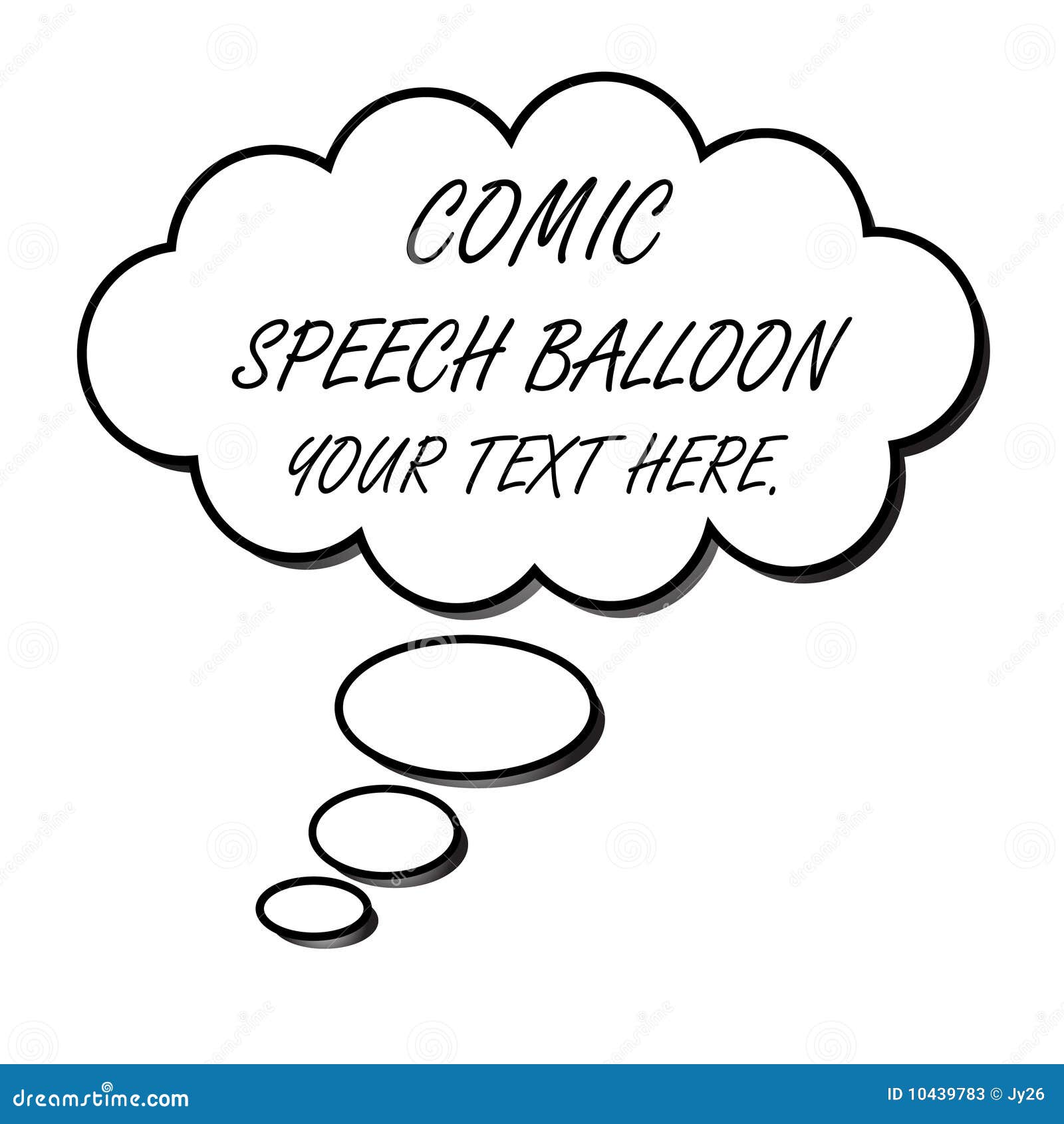 De Ballon Van De Toespraak (vector) Vector Illustratie - Illustration ...