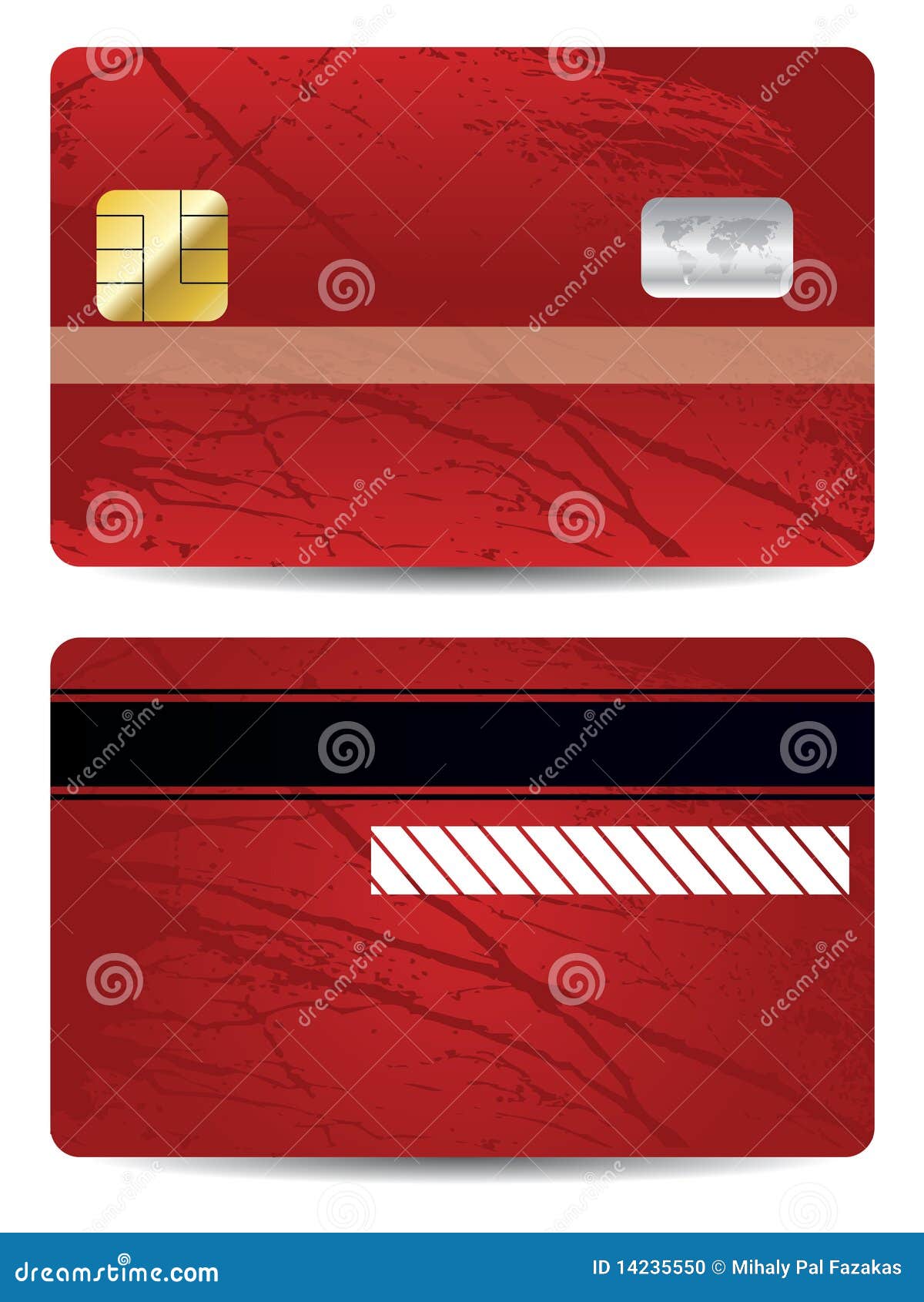 De bankkaart van Grunge vector illustratie. Illustration of munt - 14235550