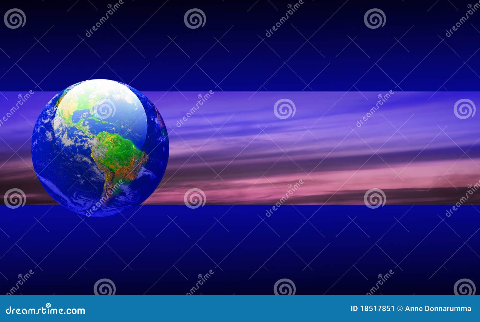 De Banner Van De Aarde En Van De Hemel Stock Afbeelding - Image of ...