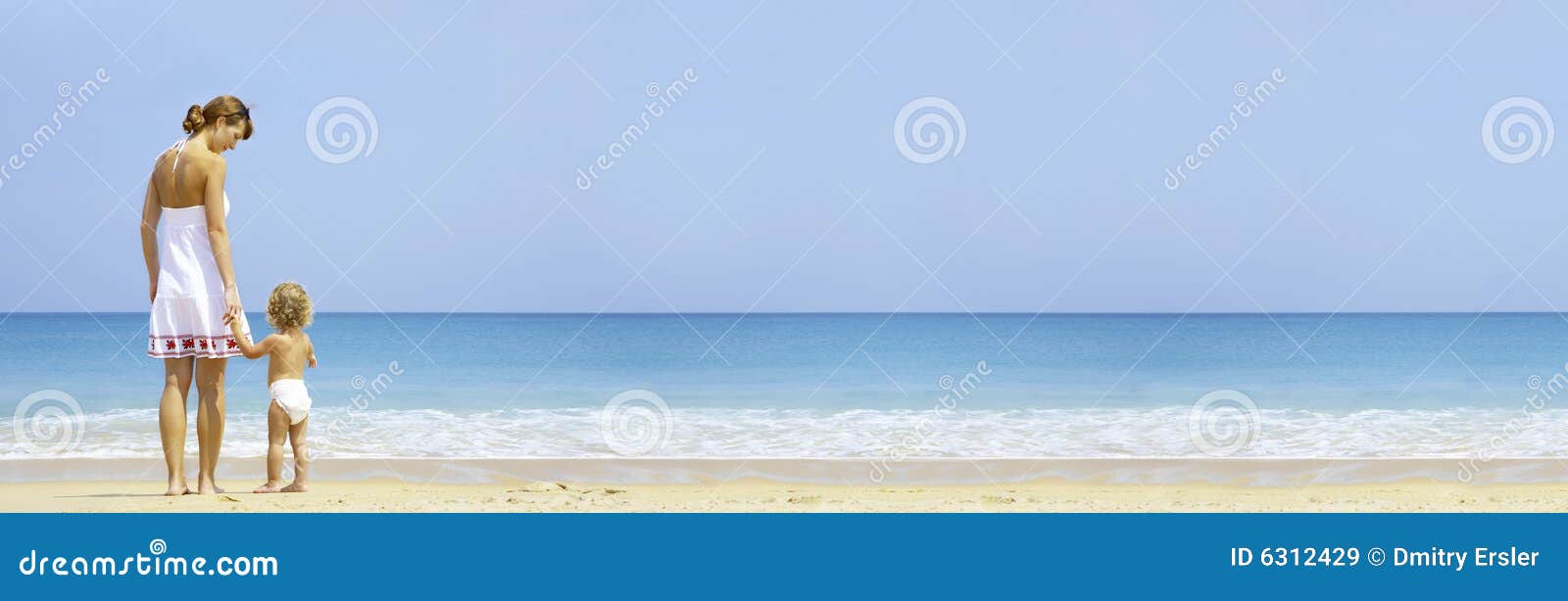 De banner van het strand stock afbeelding. Image of verhouding - 6312429