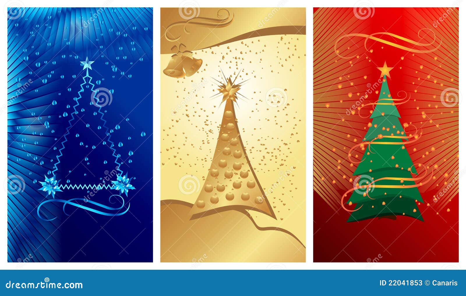 De banners van Kerstmis vector illustratie. Illustration of kaart ...