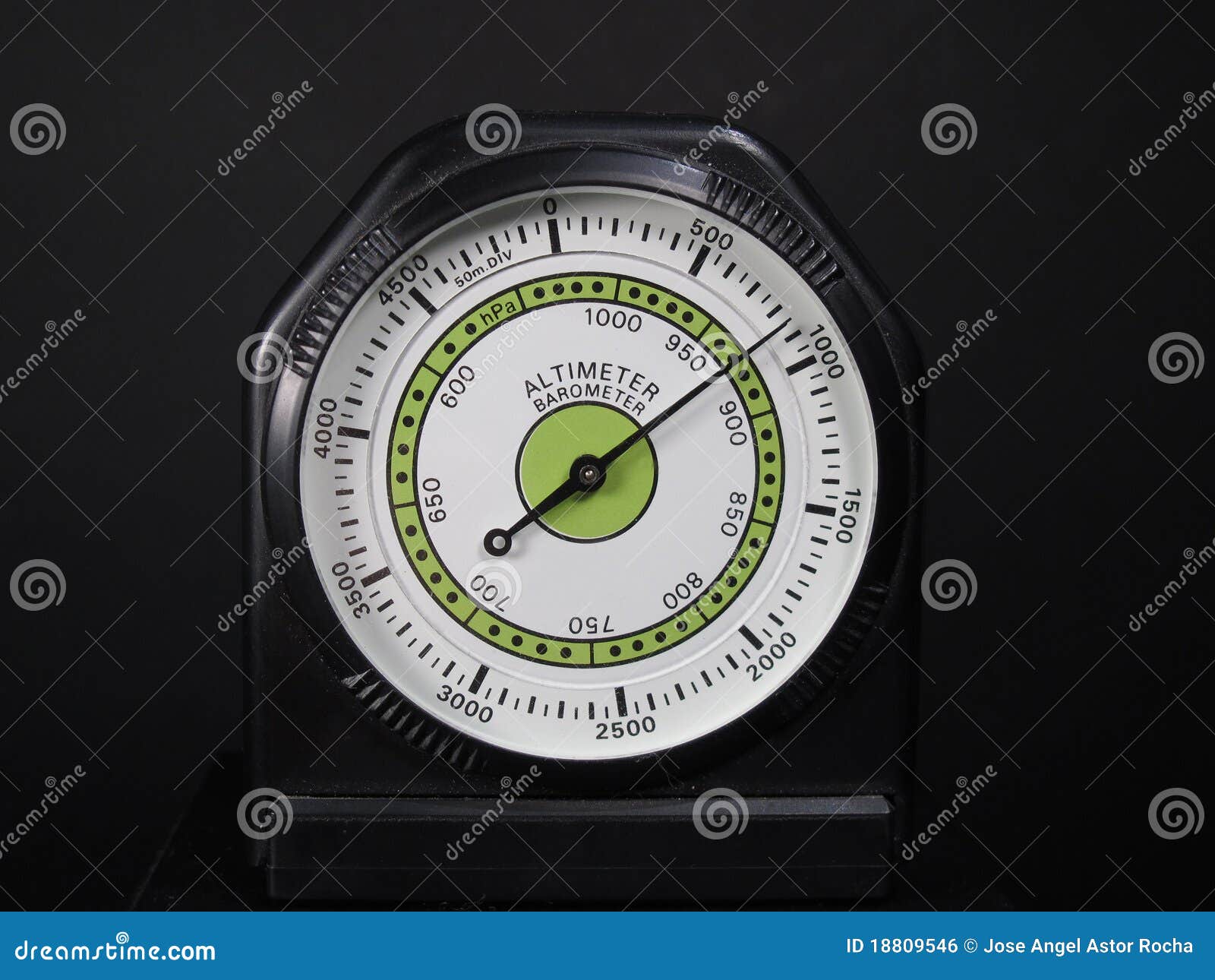 De Barometer Van De Hoogtemeter Stock Foto - Image of schaal ...