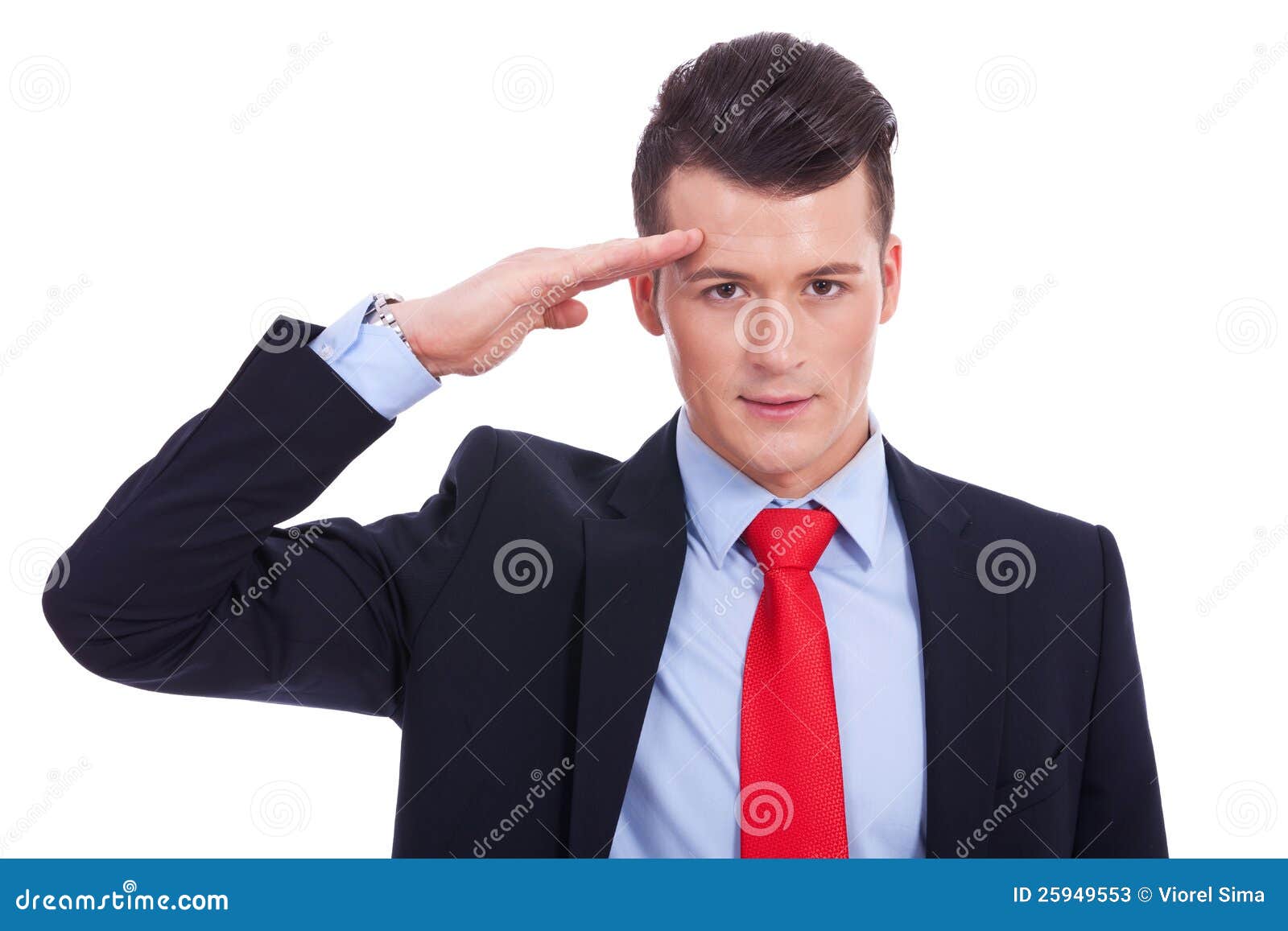 De Bedrijfs Mens Geeft Begroeting Stock Afbeelding - Image of bepaling ...