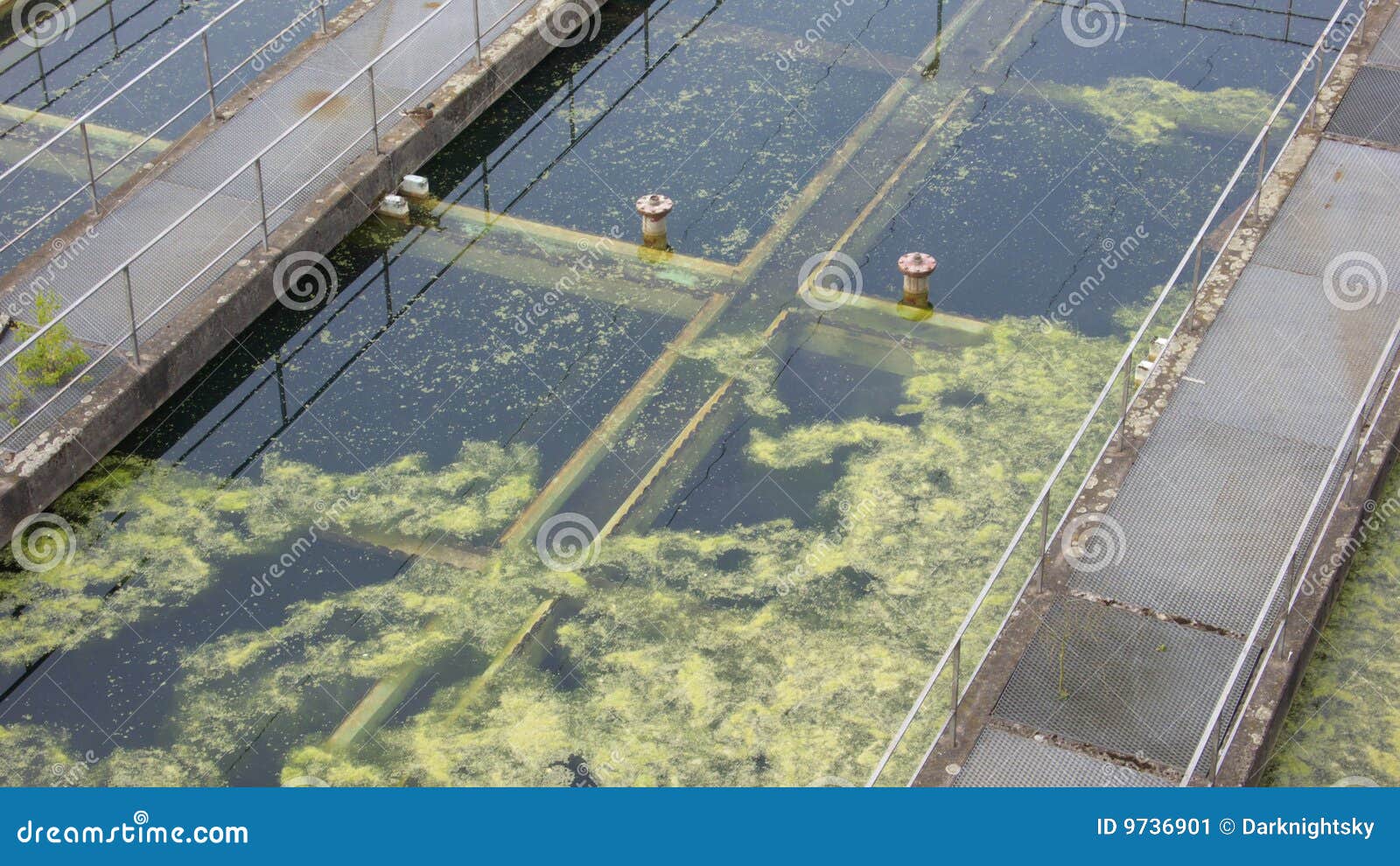 De Behandeling Van Het Afvalwater Stock Afbeelding - Image of kring ...