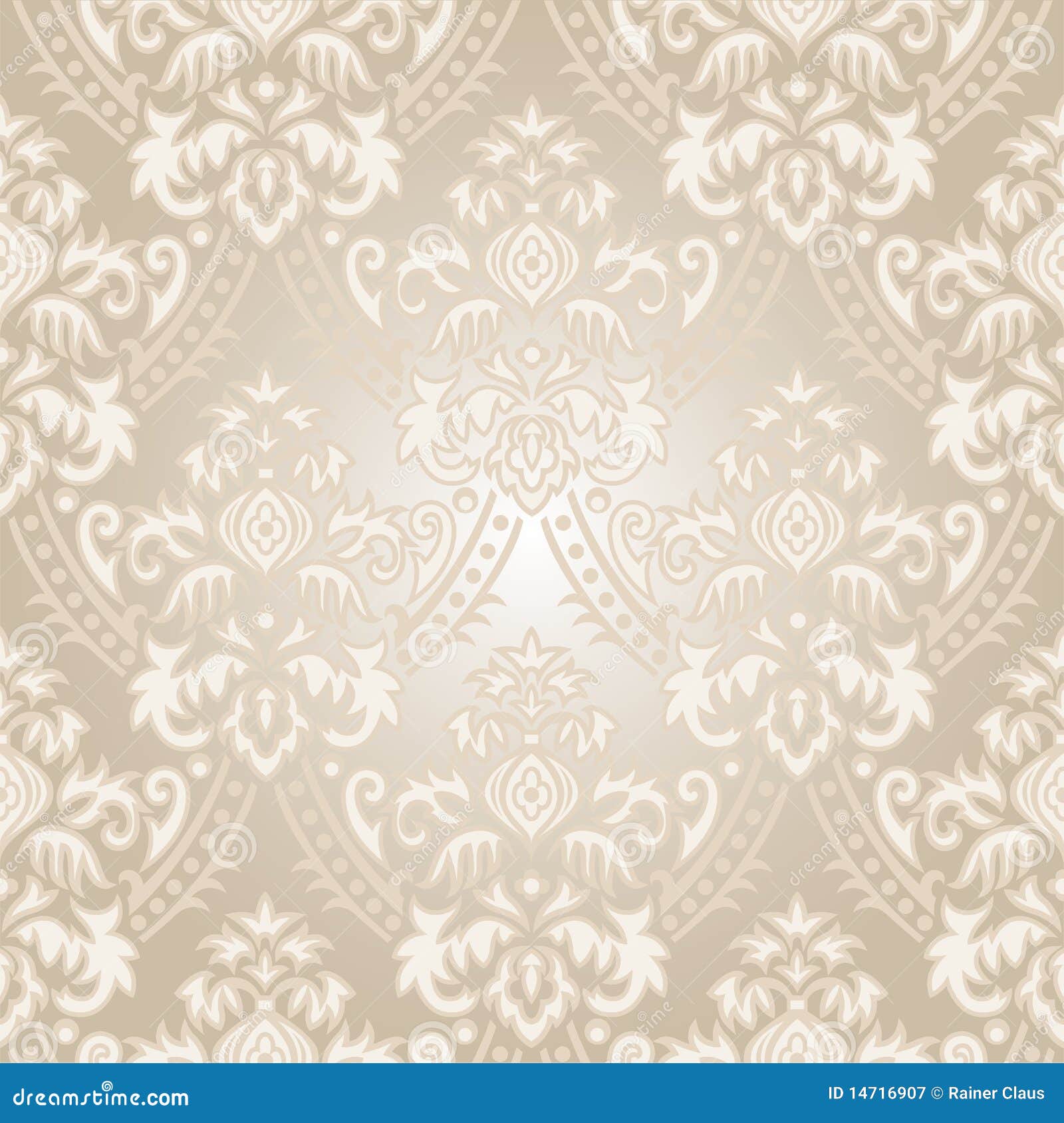 De Beige Gradiënt Van Het Behang Stock Illustratie - Illustration of ...