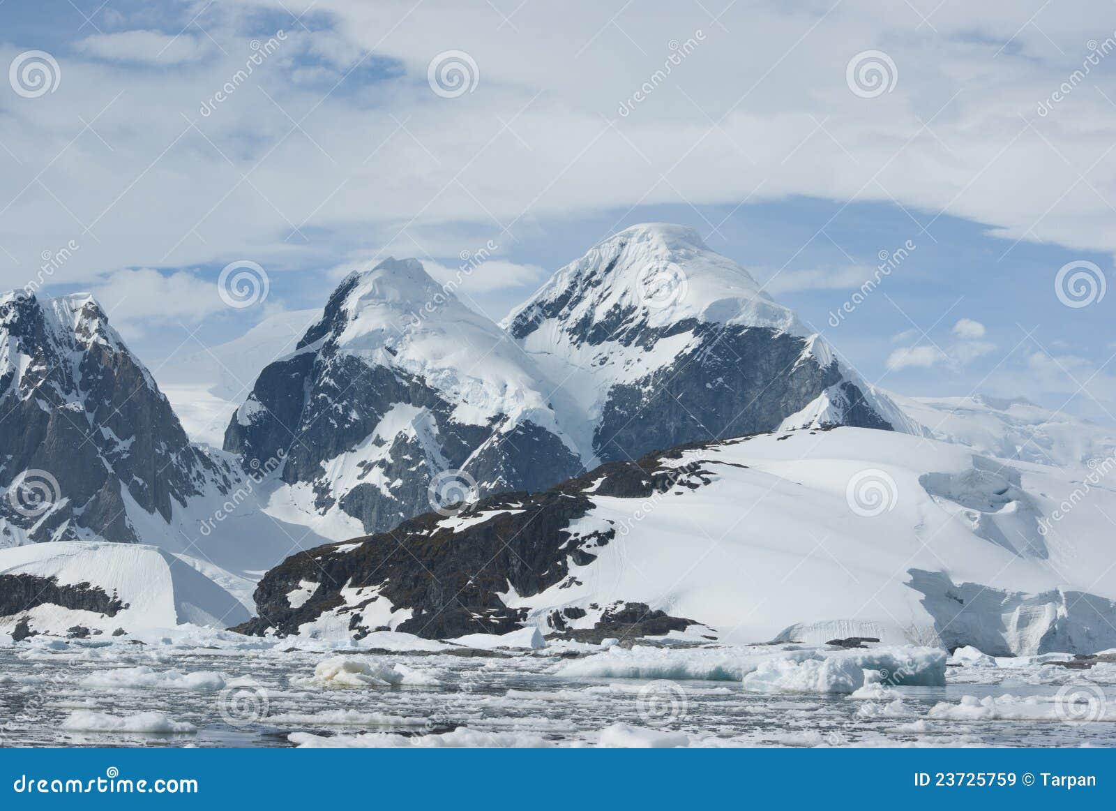 De Bergen Van De Zuidpool - 3. Stock Afbeelding - Image of berg ...