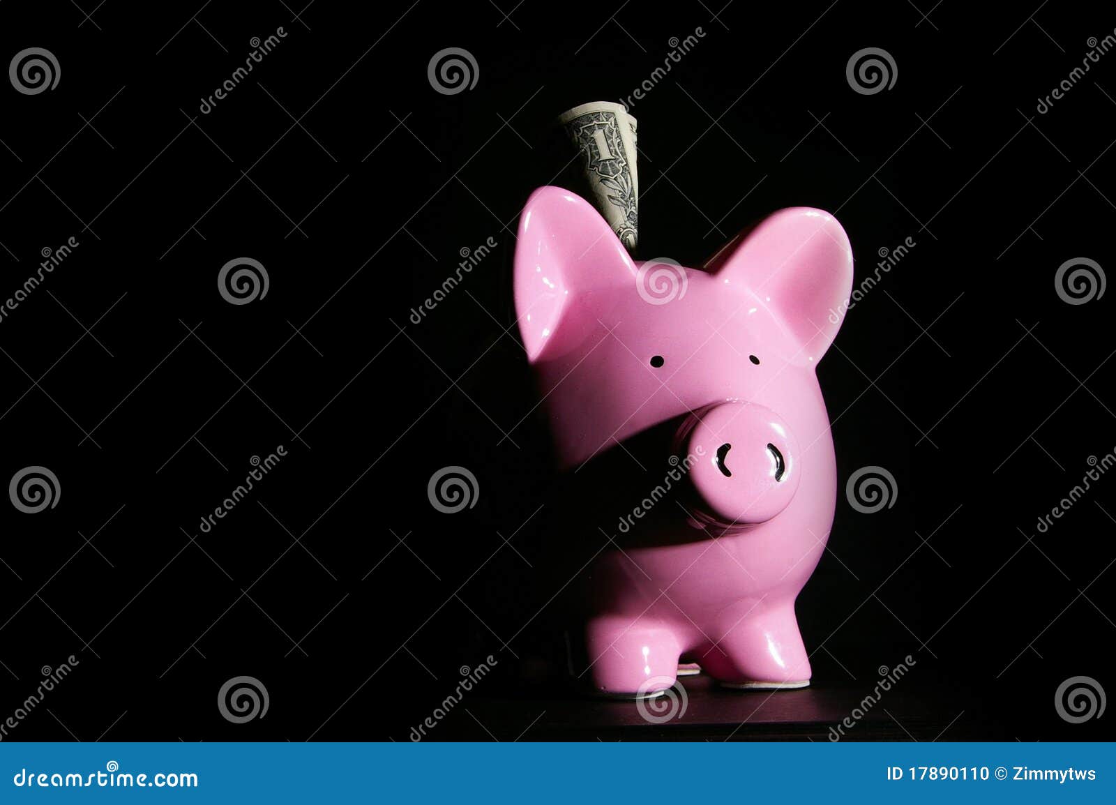 De besparing van Piggy stock foto. Image of besparing - 17890110