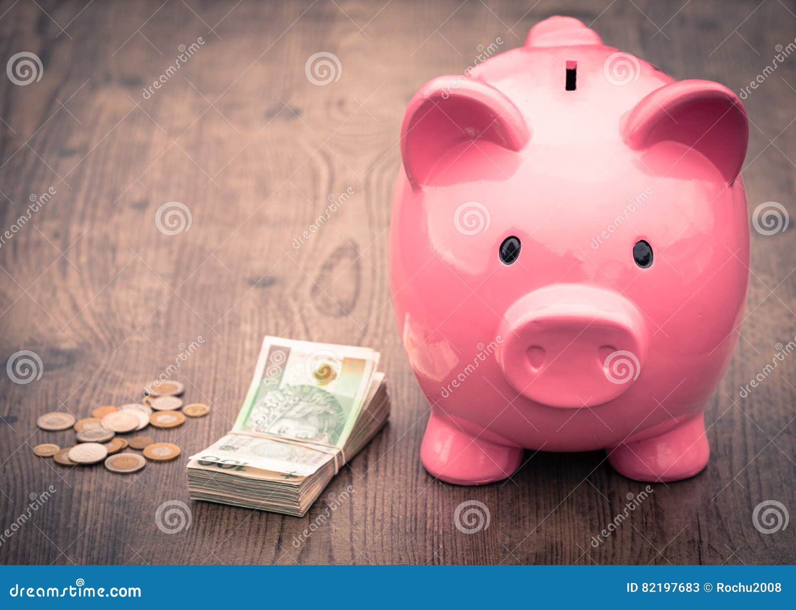 De Besparingen Van /money Van Het Spaarvarken/concept Van De Groei ...