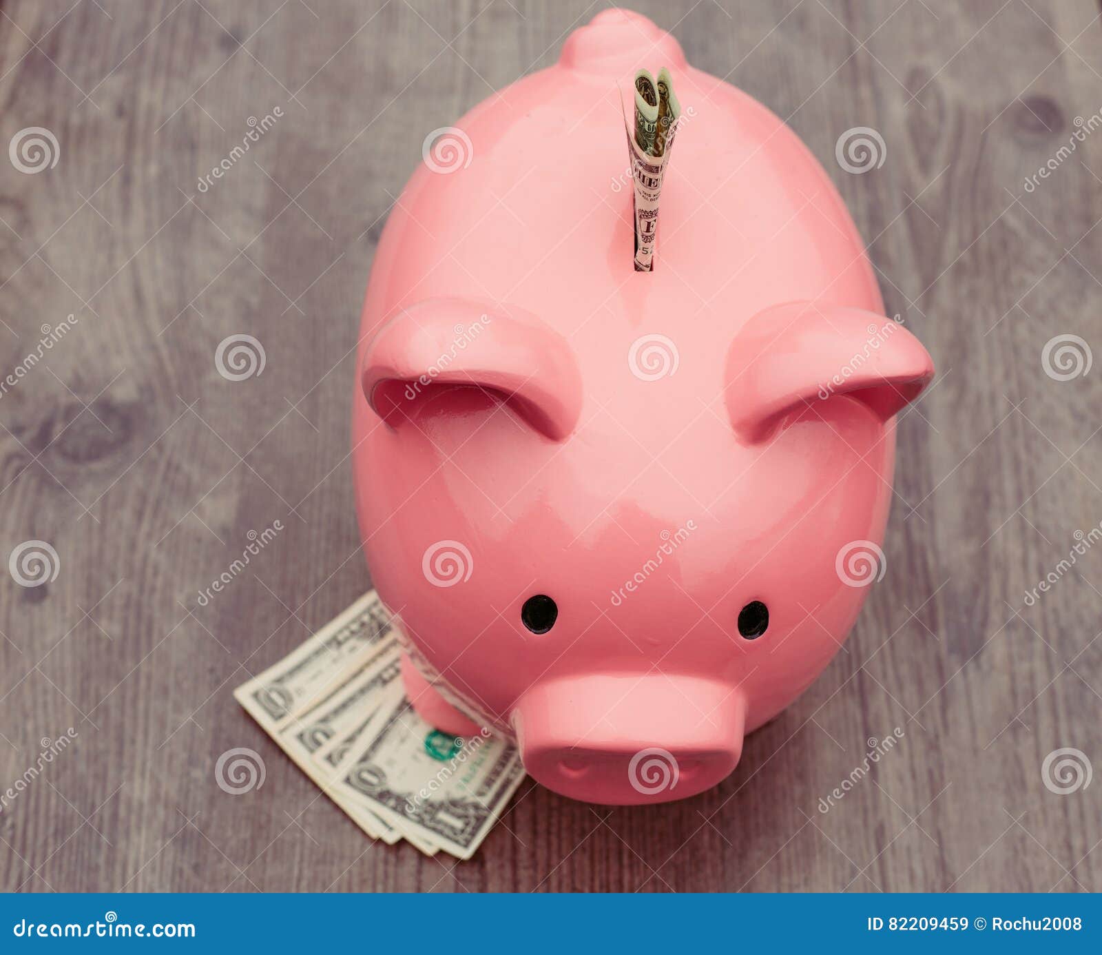 De Besparingen Van /money Van Het Spaarvarken/concept Van De Groei ...