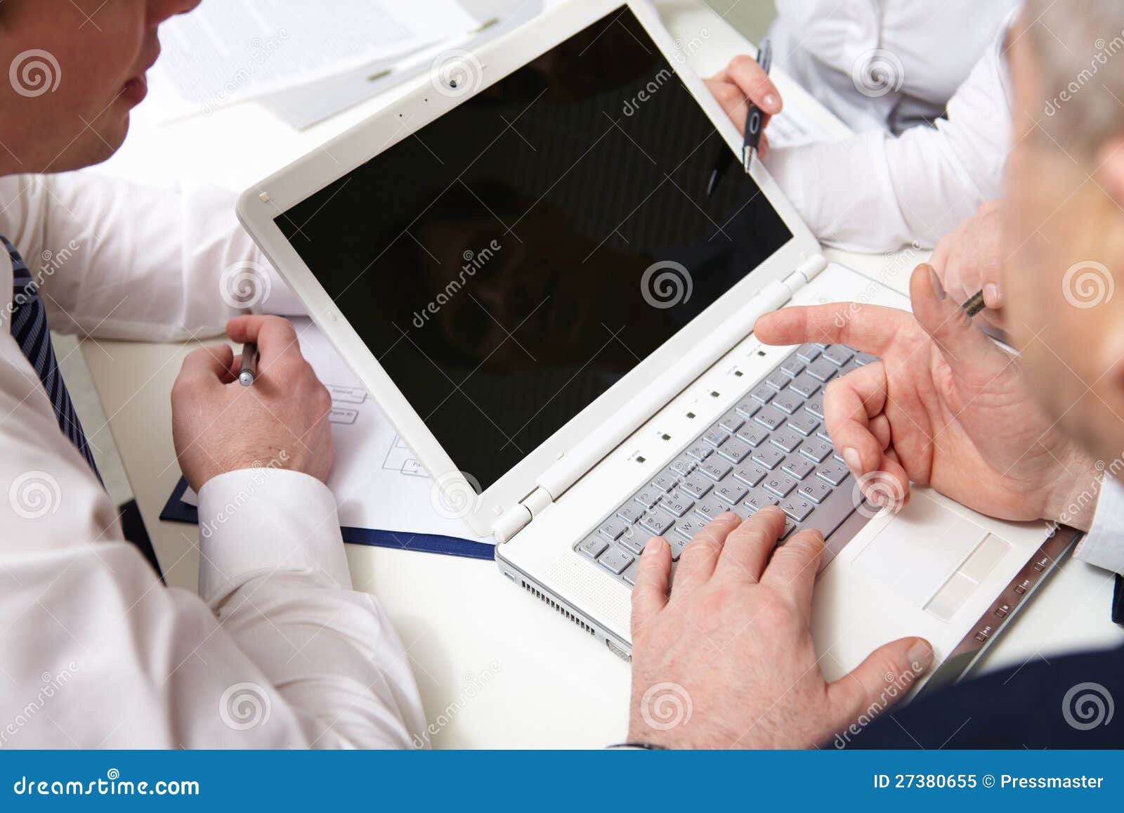 De Bespreking Van Het Project Stock Afbeelding - Image of bespreking ...