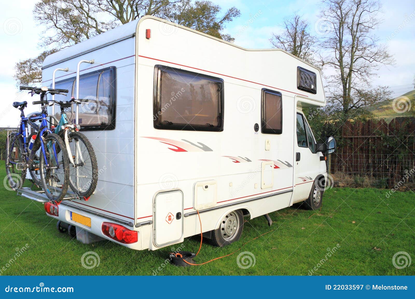 De Bestelwagen Van De Kampeerauto Stock Afbeelding - Image of ...