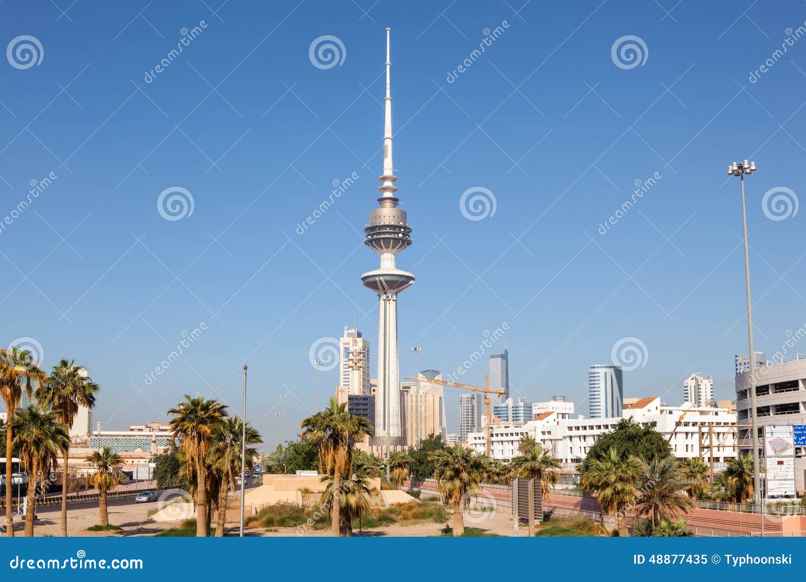 De Bevrijdingstoren in De Stad Van Koeweit Redactionele Afbeelding ...