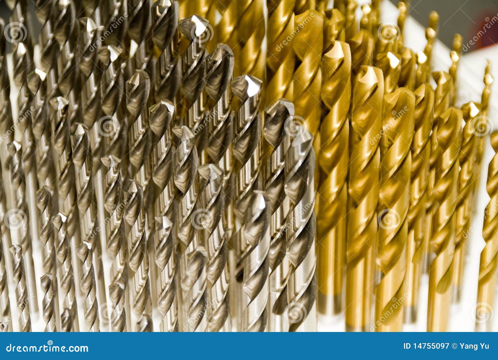 De bits van de boor stock afbeelding. Image of industrie - 14755097