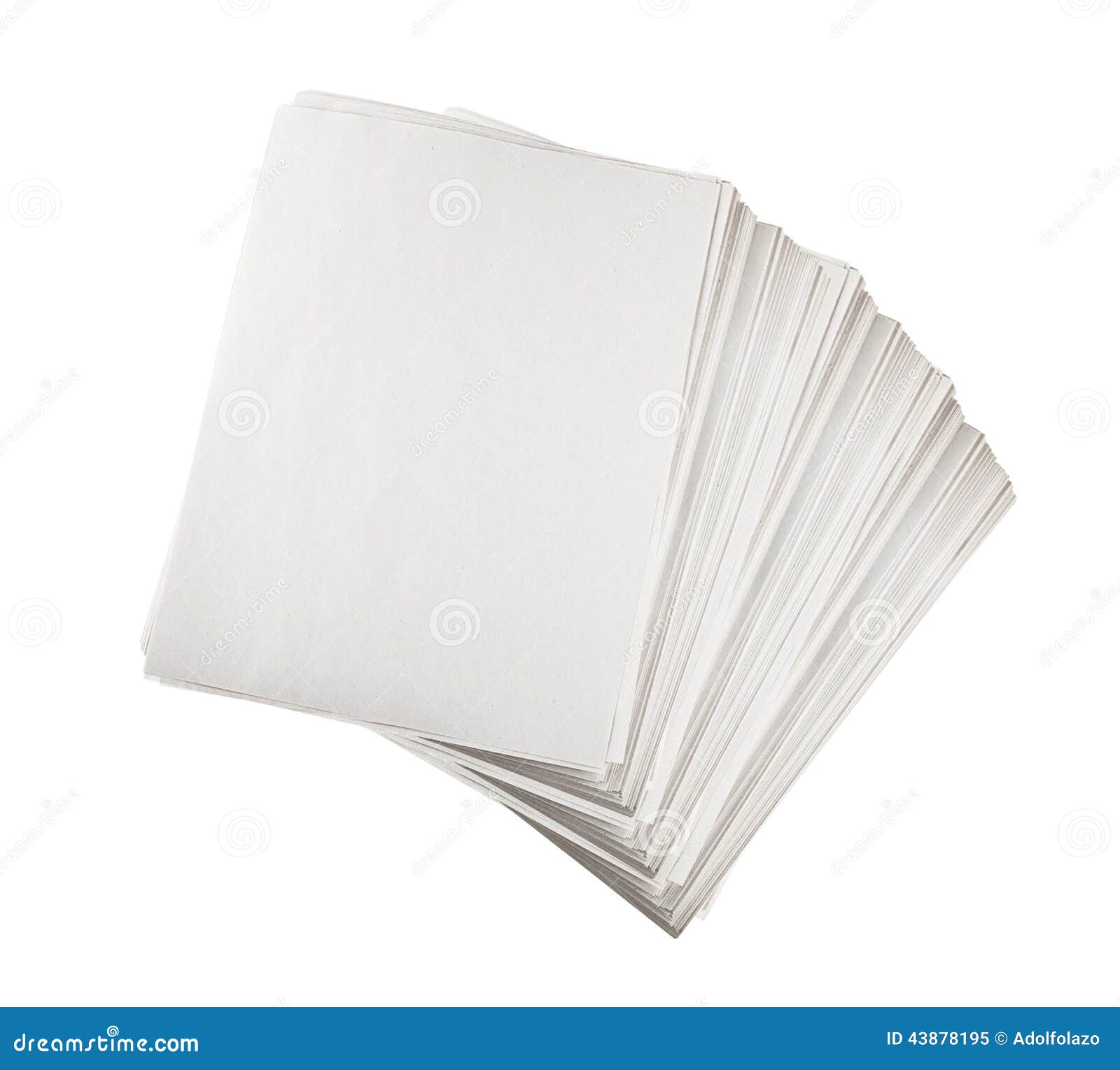 De bladen van het document stock afbeelding. Image of ruimte - 43878195