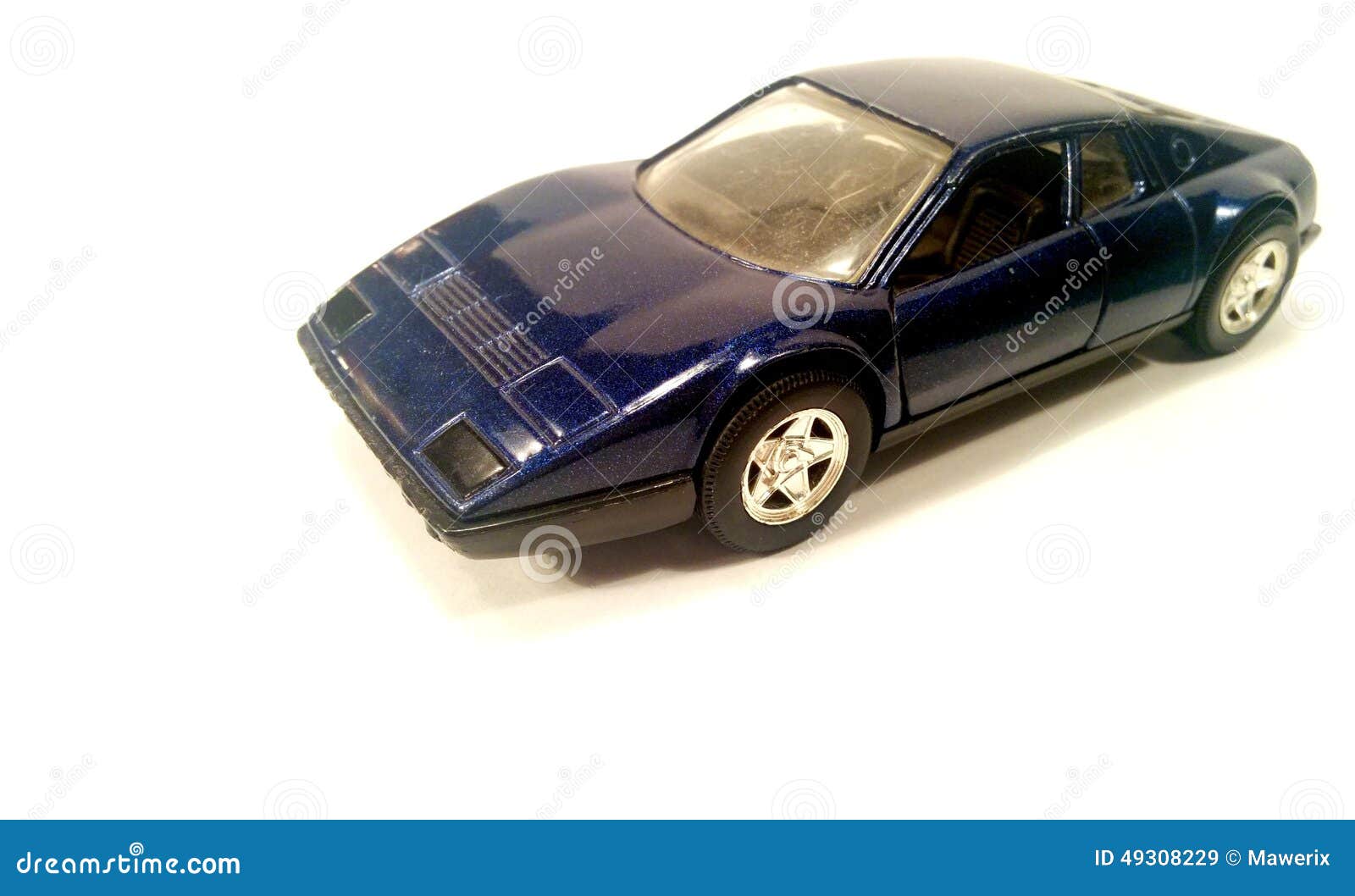 De blauwe Auto van de Luxe stock afbeelding. Image of blauw - 49308229