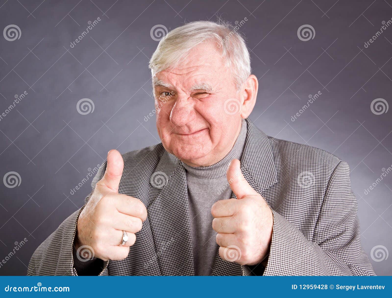 De Blije Bejaarden Van Het Portret Stock Foto - Image of positief ...