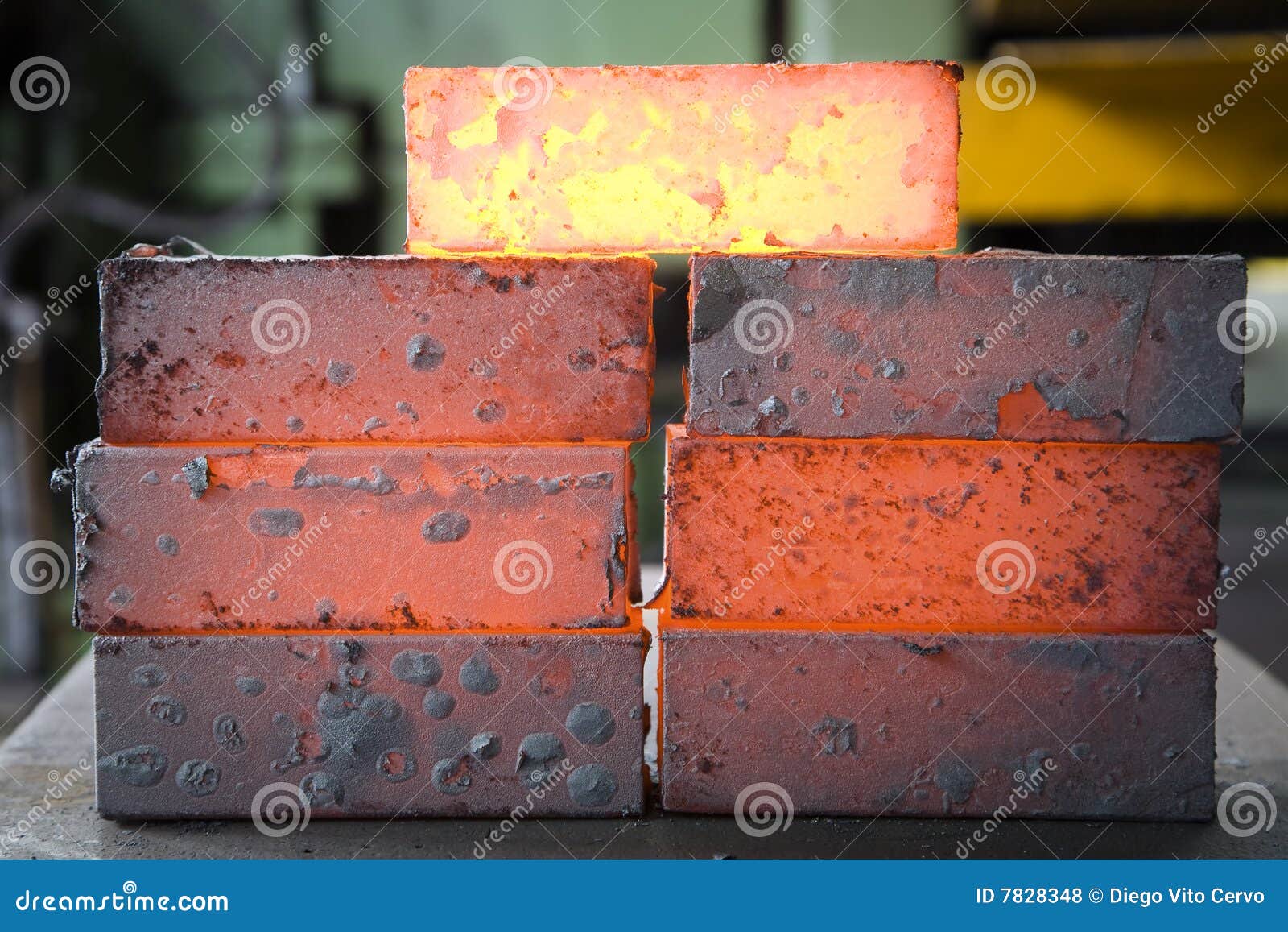 De blokken van het ijzer stock foto. Image of ruimte, concepten - 7828348