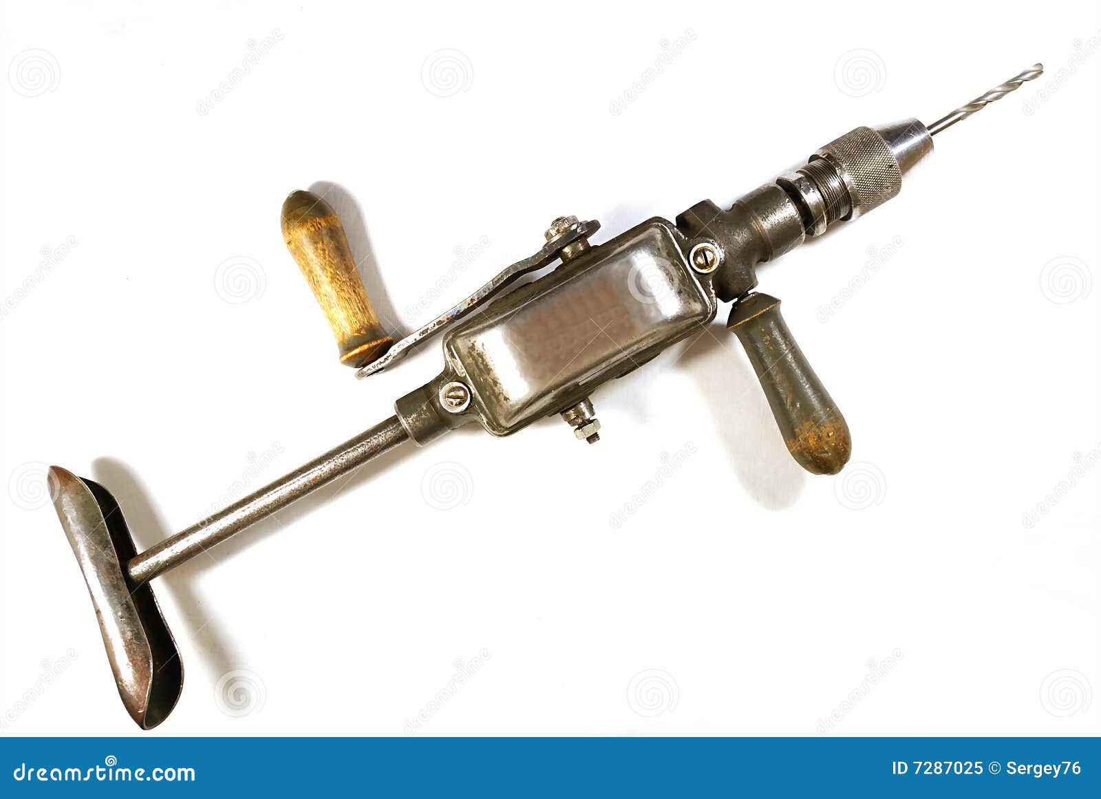 De boor van de hand stock afbeelding. Image of reparatie - 7287025