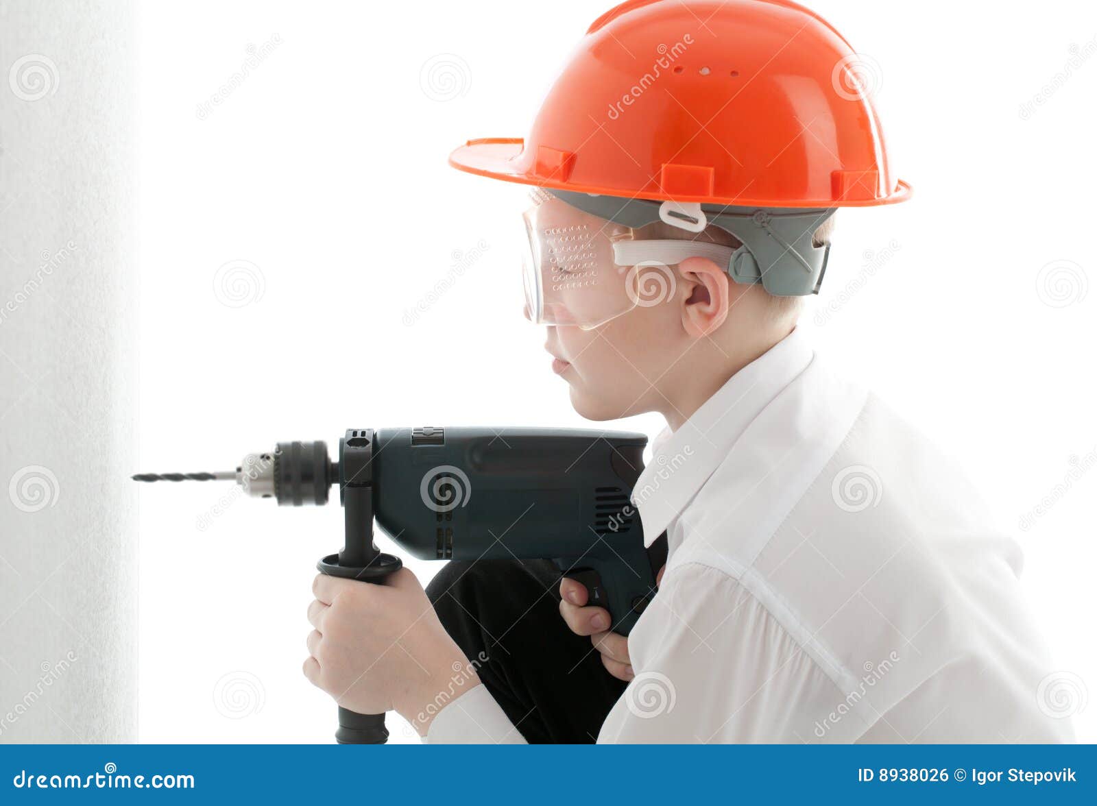 De Boor Van De Tiener De Muur Stock Foto - Image of baan, mens: 8938026