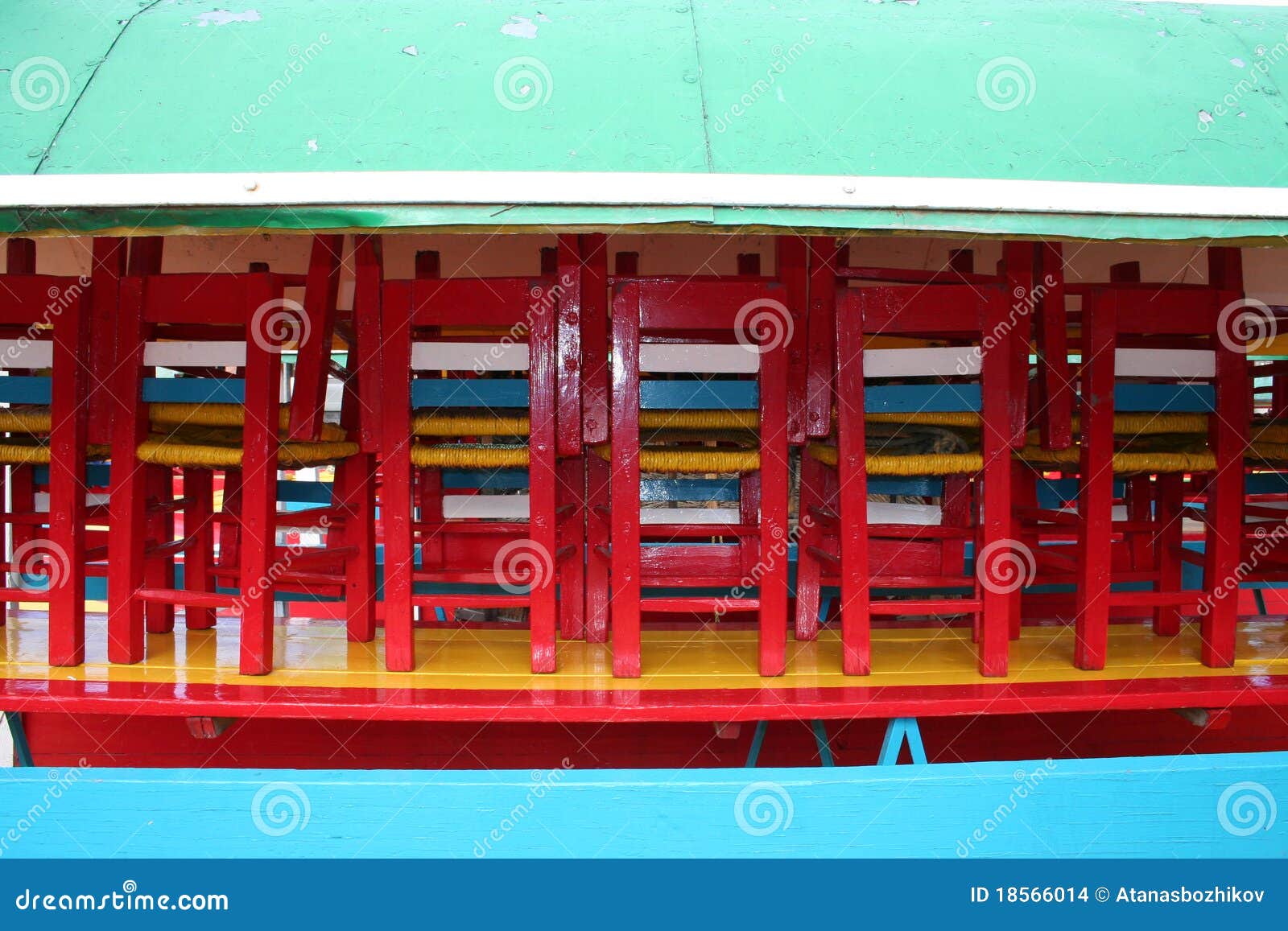 De Boot Van Colorfull in Xochimilco - Mexico Stock Foto - Image of ...