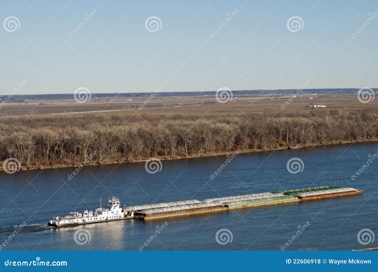 De Boot Van De De Riviersleepboot Van Mississippe Stock Foto - Image of ...