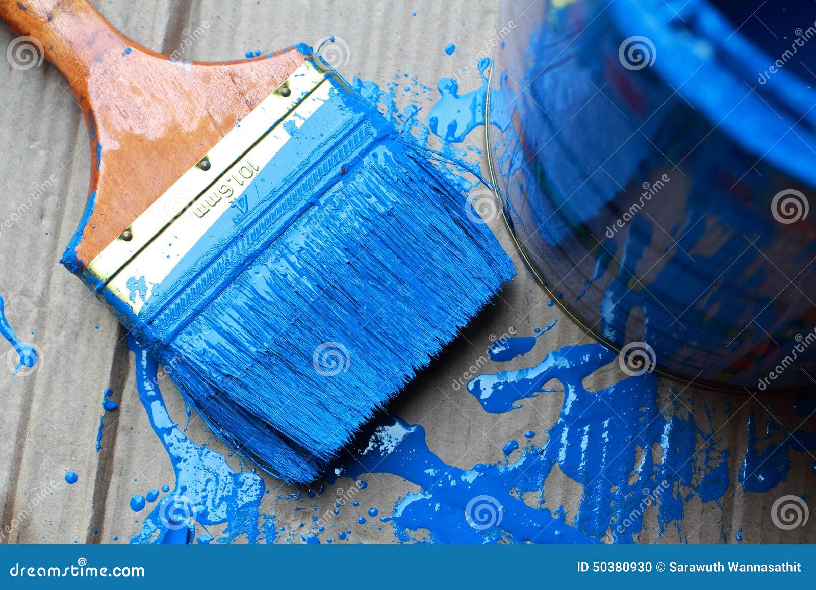 De borstel van de verf stock foto. Image of olie, borstel - 50380930