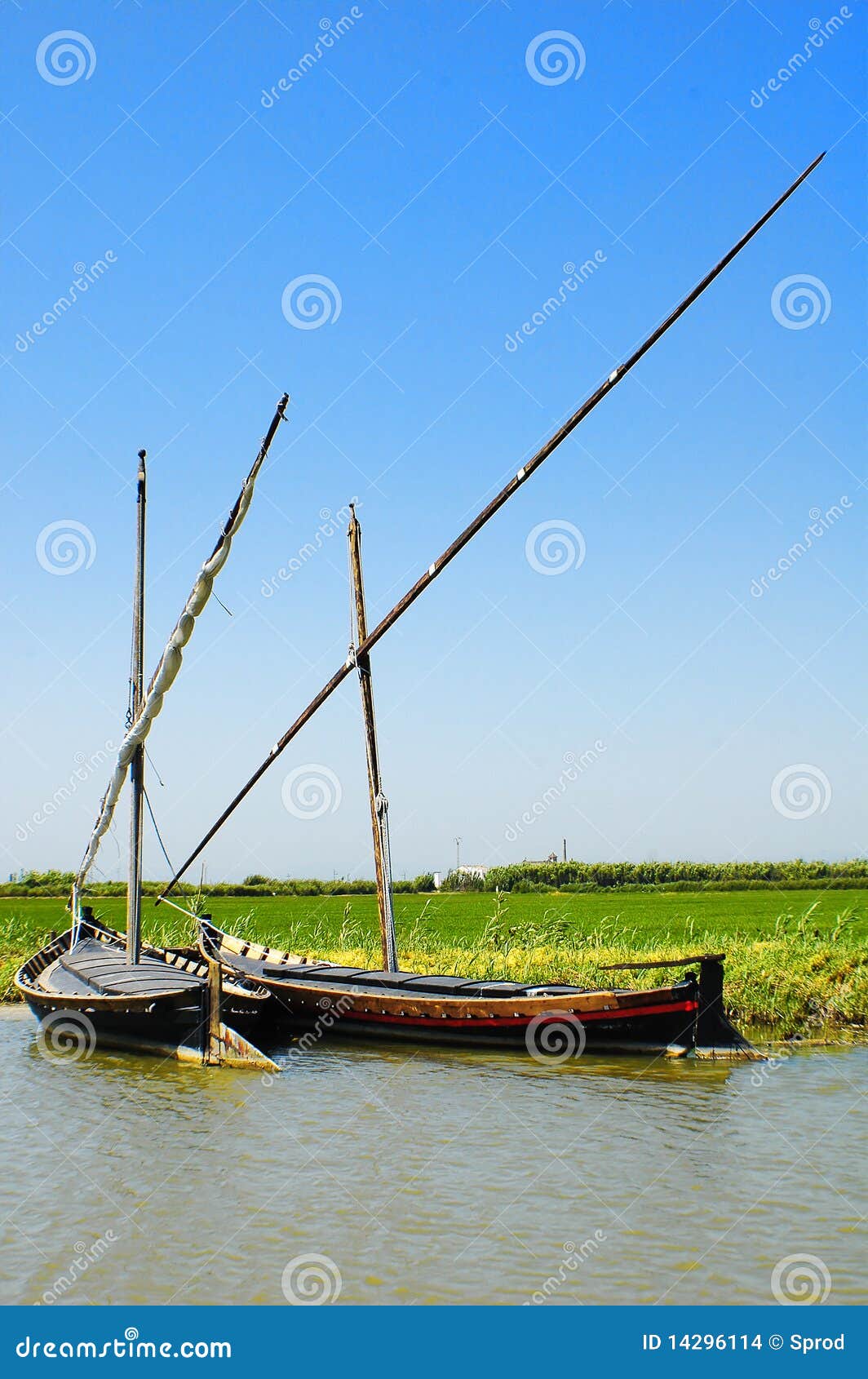 De boten van Albufera stock foto. Image of reis, nave - 14296114