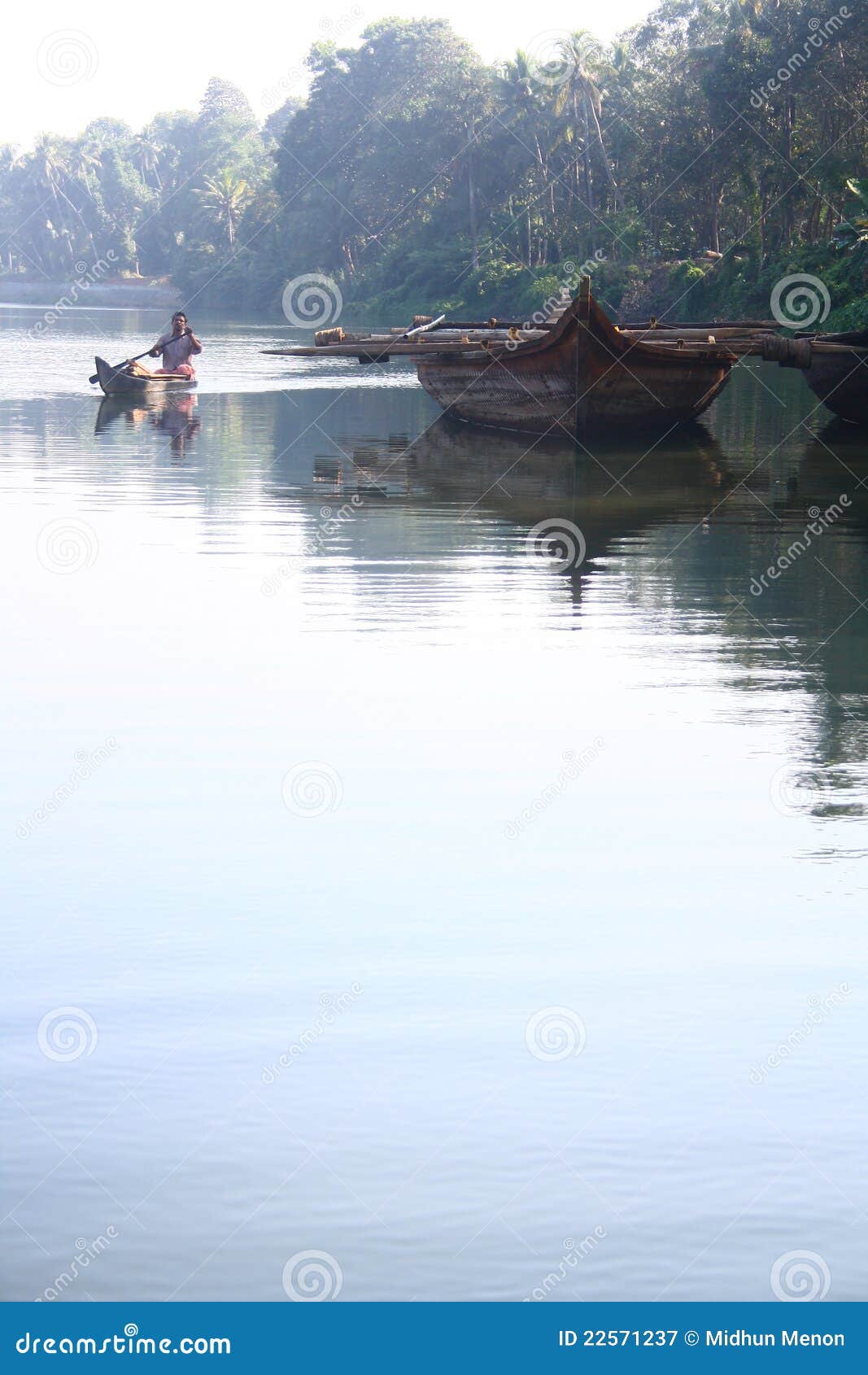 De Boten Van Het Land Van Kerala Redactionele Fotografie - Image of ...