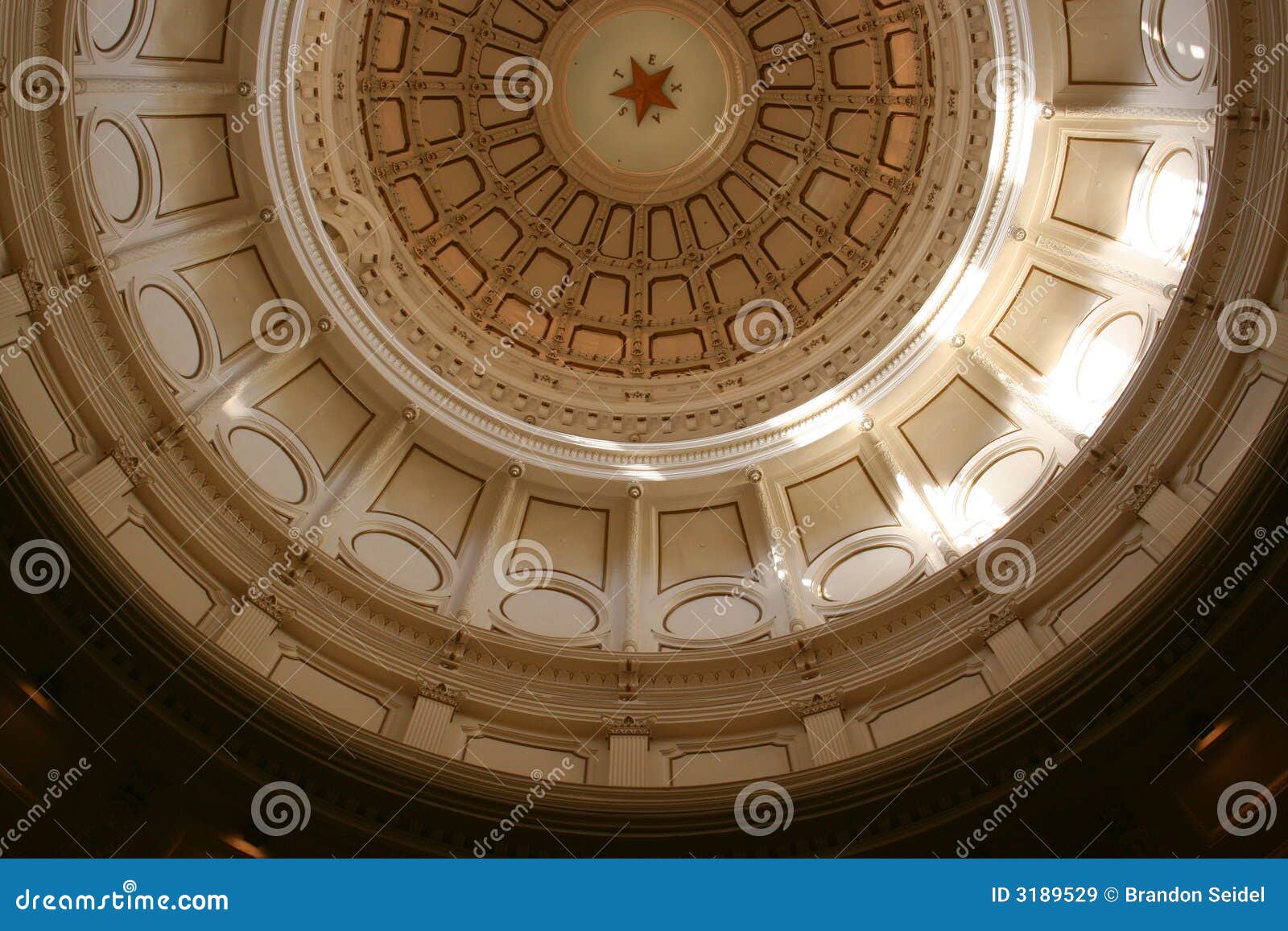 De Bouw Van Het Capitool Van De Staat Van Texas Stock Afbeelding ...