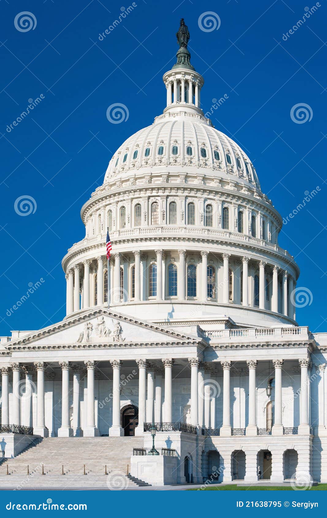 De Bouw Van Het Capitool in Washington Stock Afbeelding - Image of ...