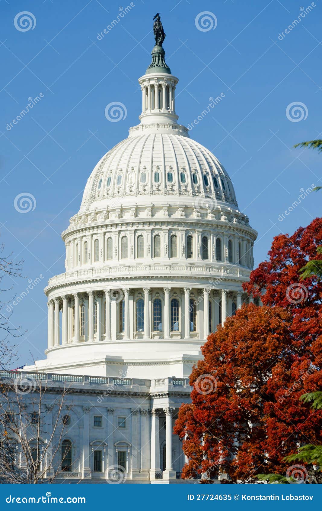De Bouw Van Het Capitool in Washington DC Stock Afbeelding - Image of ...