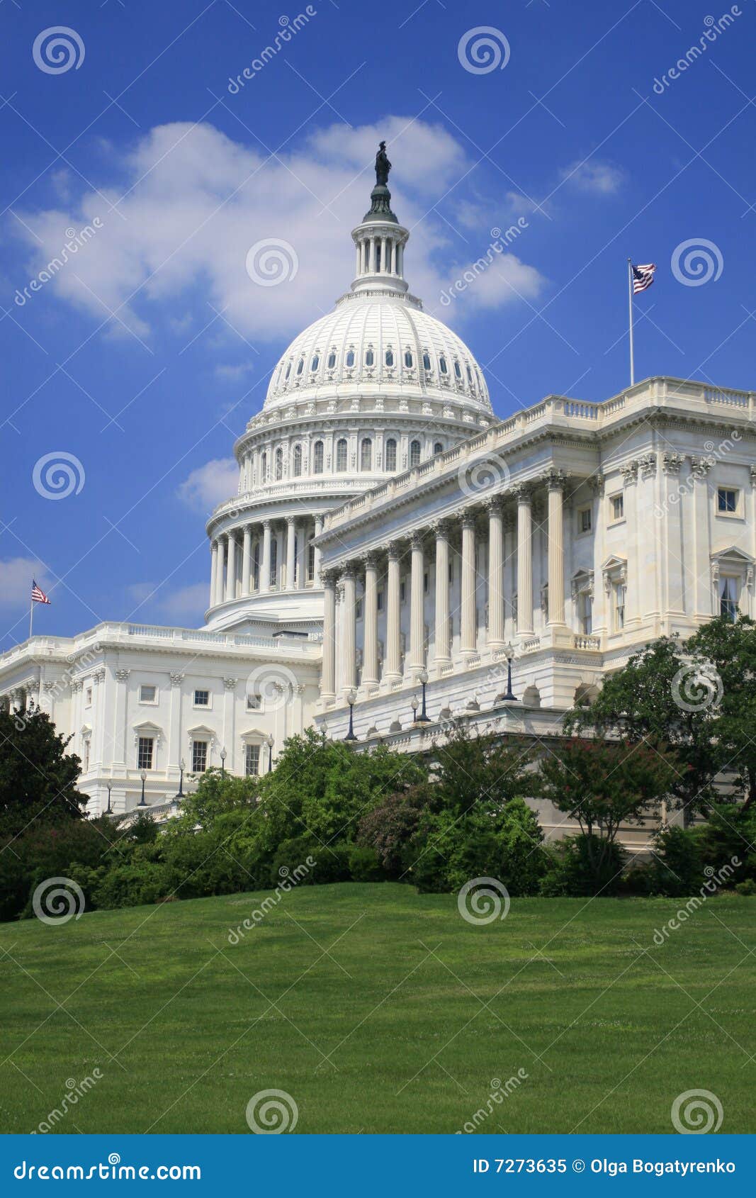 De Bouw Van Het Capitool in Washington DC Stock Afbeelding - Image of ...