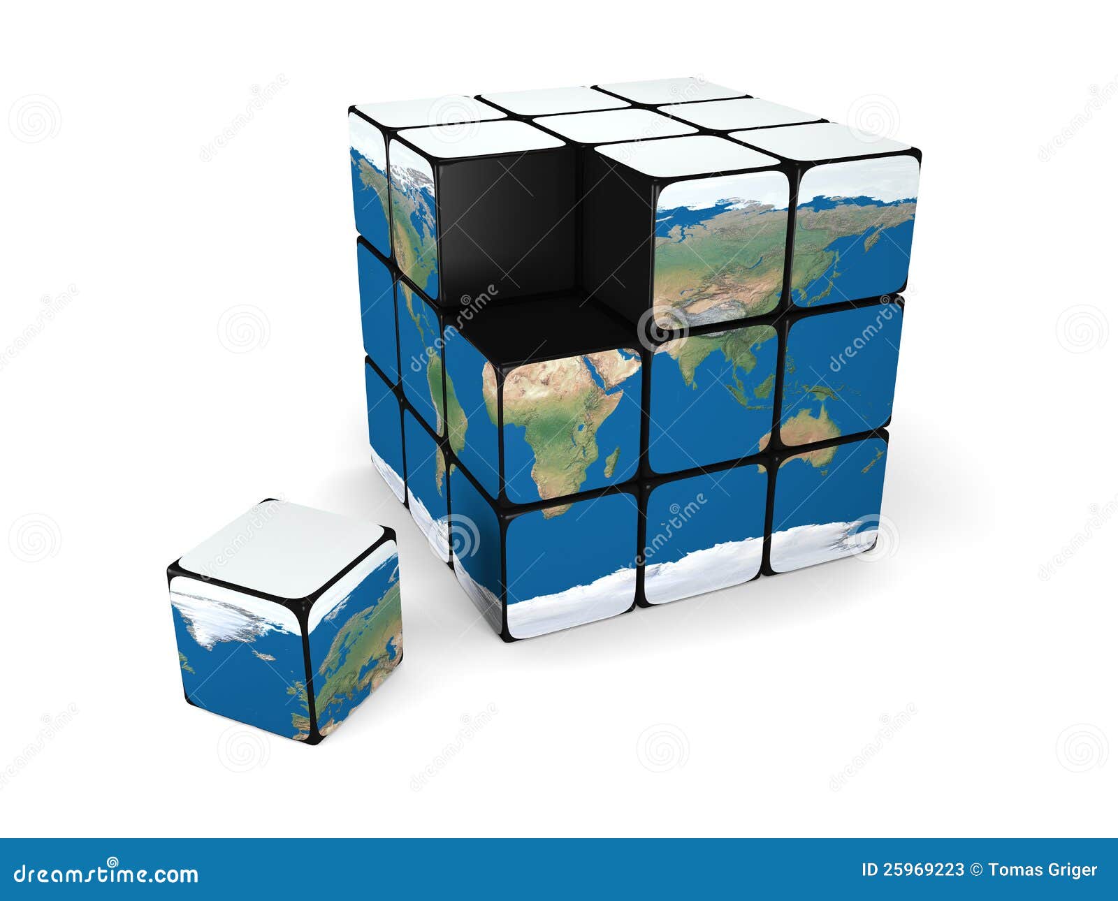 De bouwstenen van de aarde stock illustratie. Illustration of ...