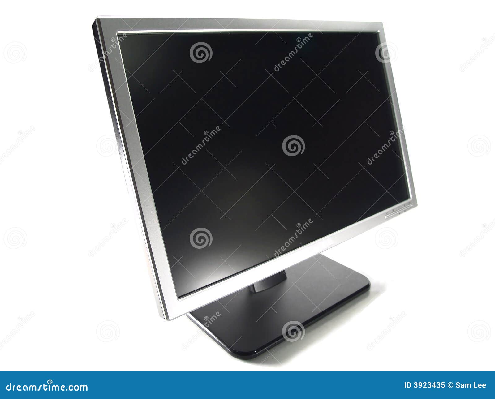 De Brede LCD Van Het Scherm Monitor Van De Computer Stock Afbeelding ...