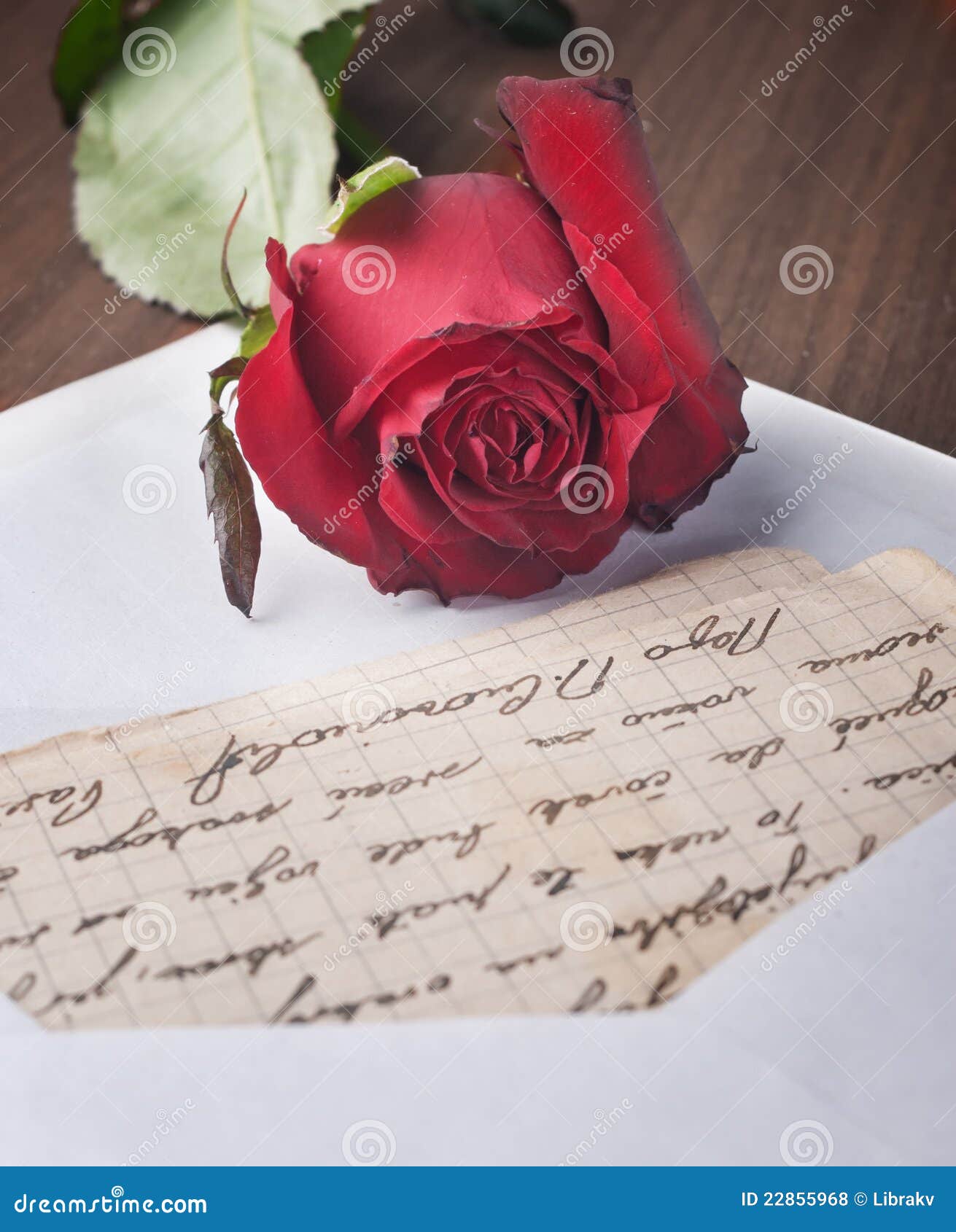 De brief van de liefde stock foto. Image of liefde, minnaar - 22855968