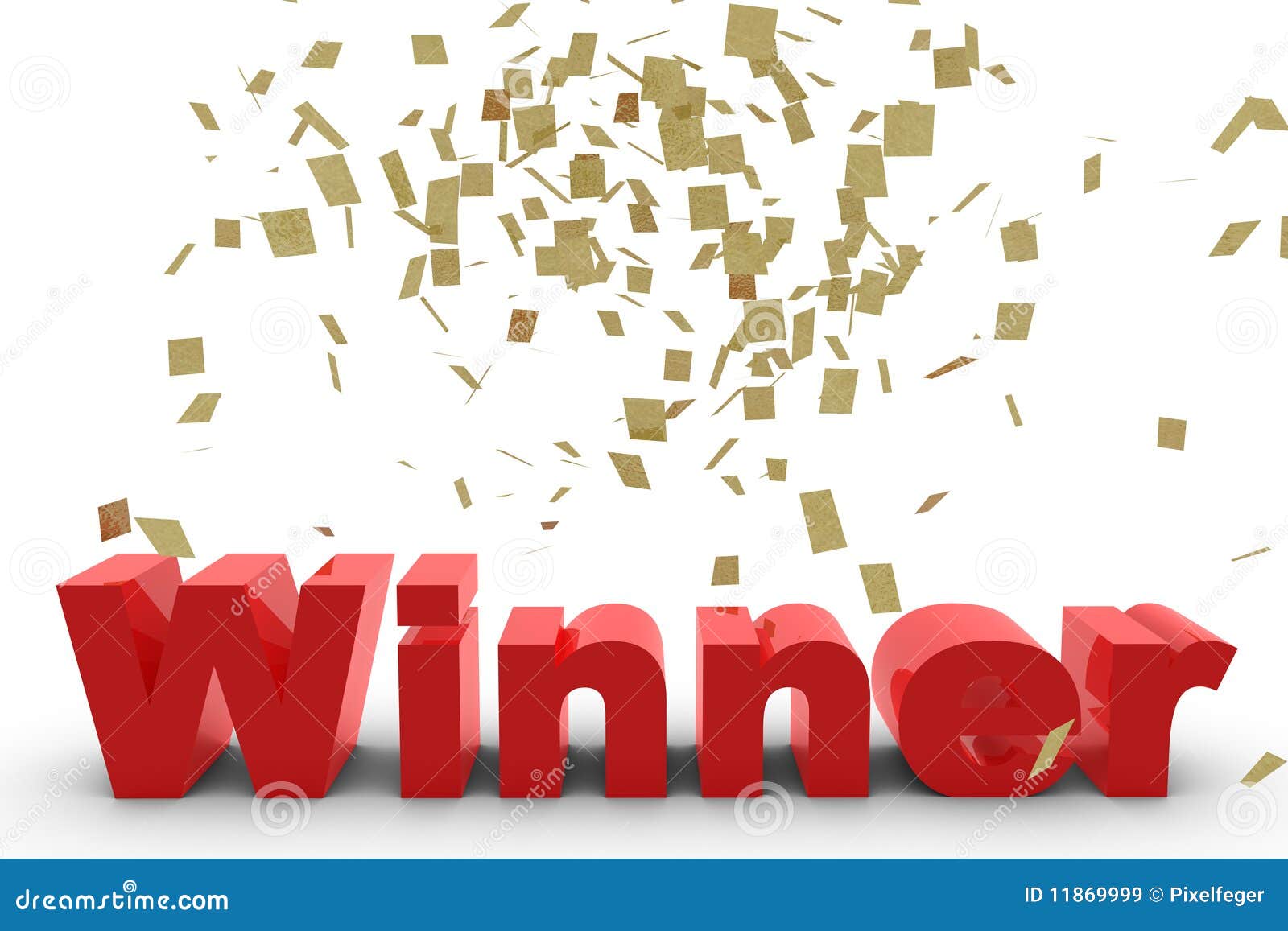 De brief van de winnaar stock illustratie. Illustration of overwinning ...