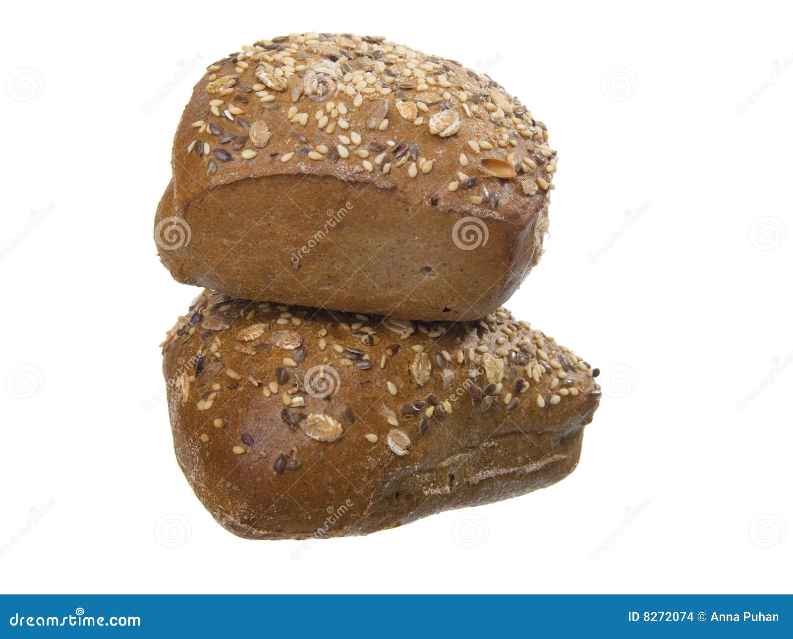 De broodjes van het brood stock foto. Image of geïsoleerd - 8272074