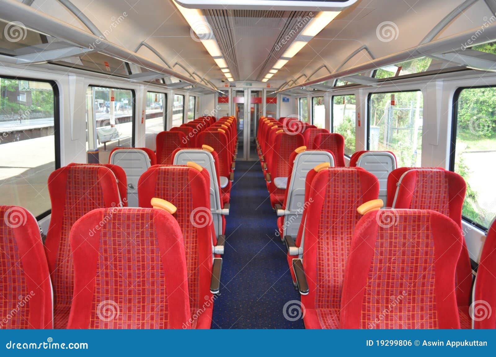 De Cabine Van De Passagier Op Een Trein Stock Foto - Image of passagier ...