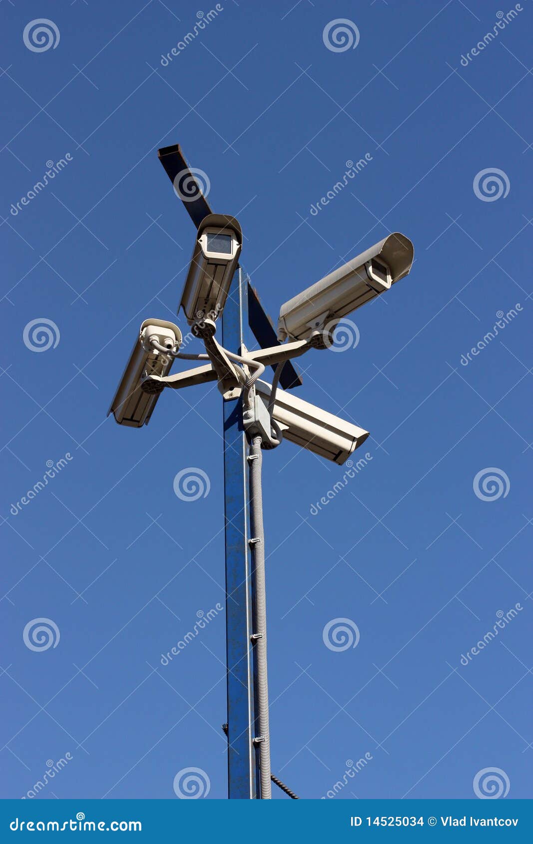 De Camera's Van De Observatie. Stock Foto - Image of bescherming, lens ...