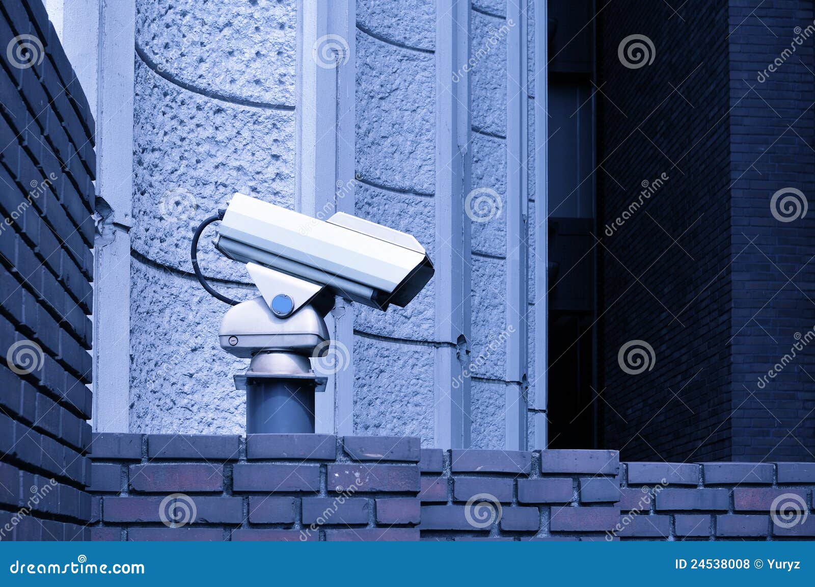 De camera van het toezicht stock foto. Image of preventie - 24538008