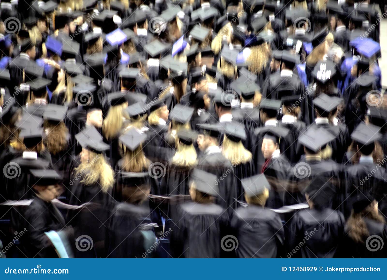De Ceremonie Van De Graduatie Stock Afbeelding - Image of ceremonie ...