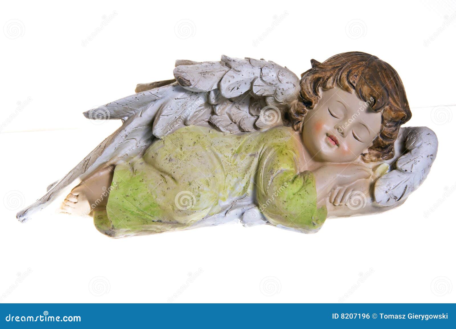 De Cherubijn of De Engel Van De Slaap Stock Foto - Image of decoratie ...